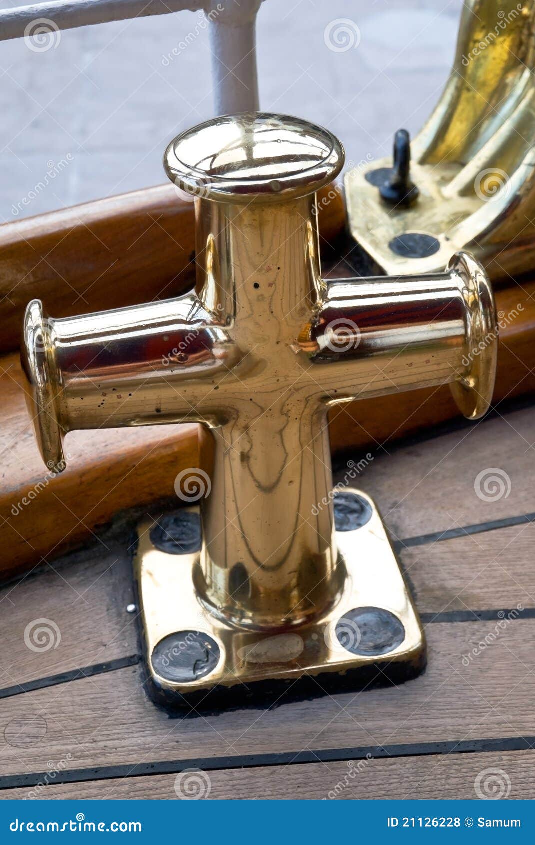 Bollard of a boat stock photo. Image of marine, closeup - 21126228