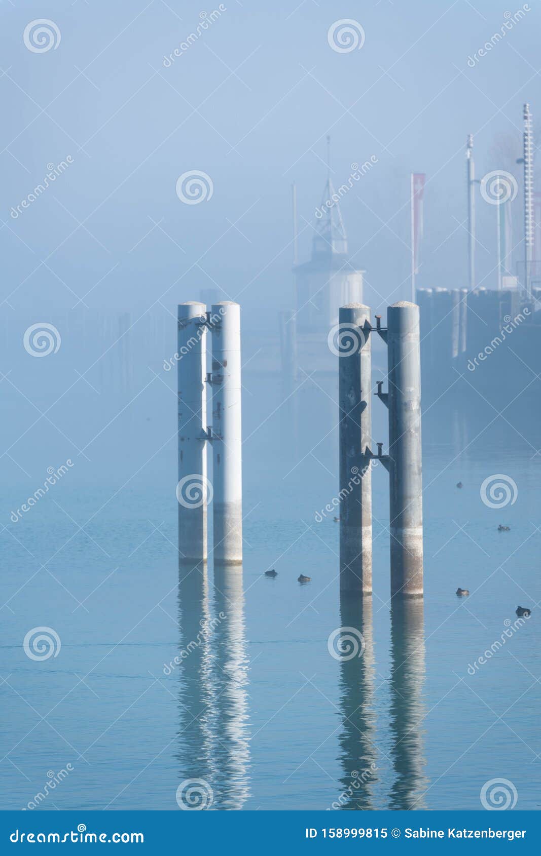 Bollard in the water stock image. Image of rope, nature - 158999815
