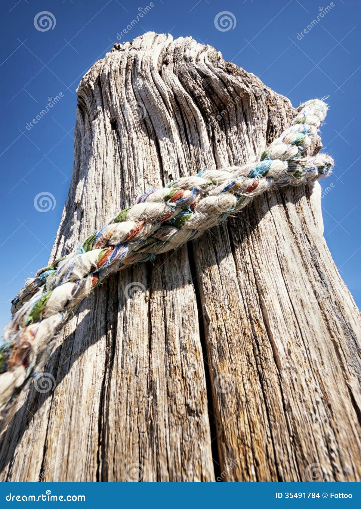 Bollard stock photo. Image of clear, rustic, anchored - 35491784