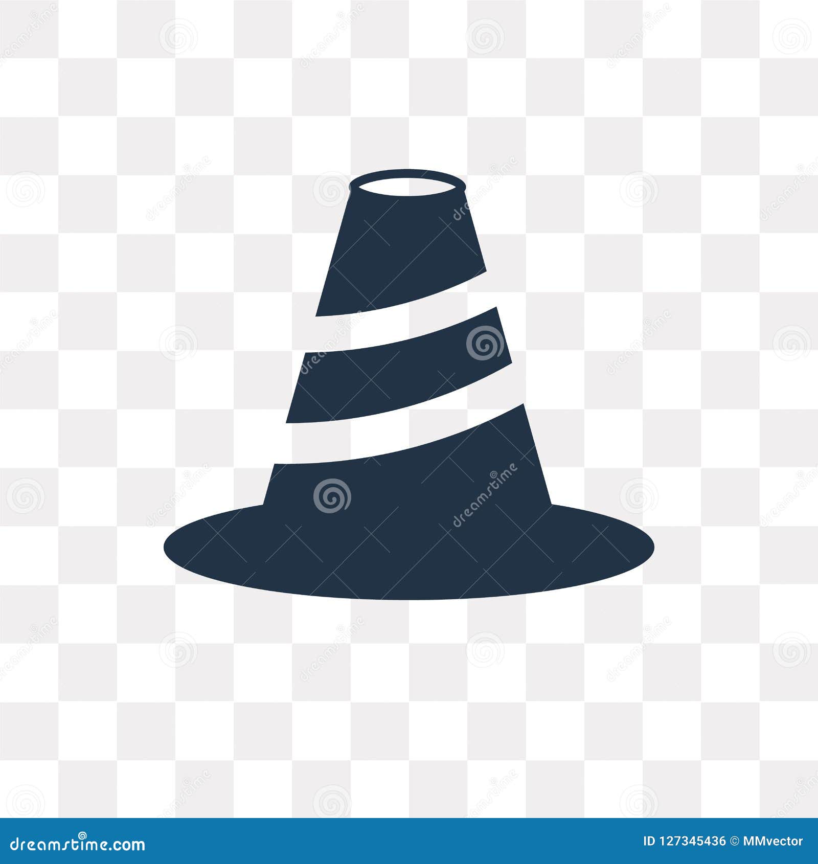Bollard Vector Icon Isolated On Transparent Background, Bollard ...