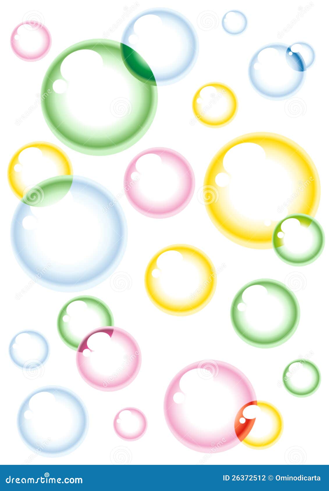 Bolle colorate illustrazione vettoriale. Illustrazione di grafico ...