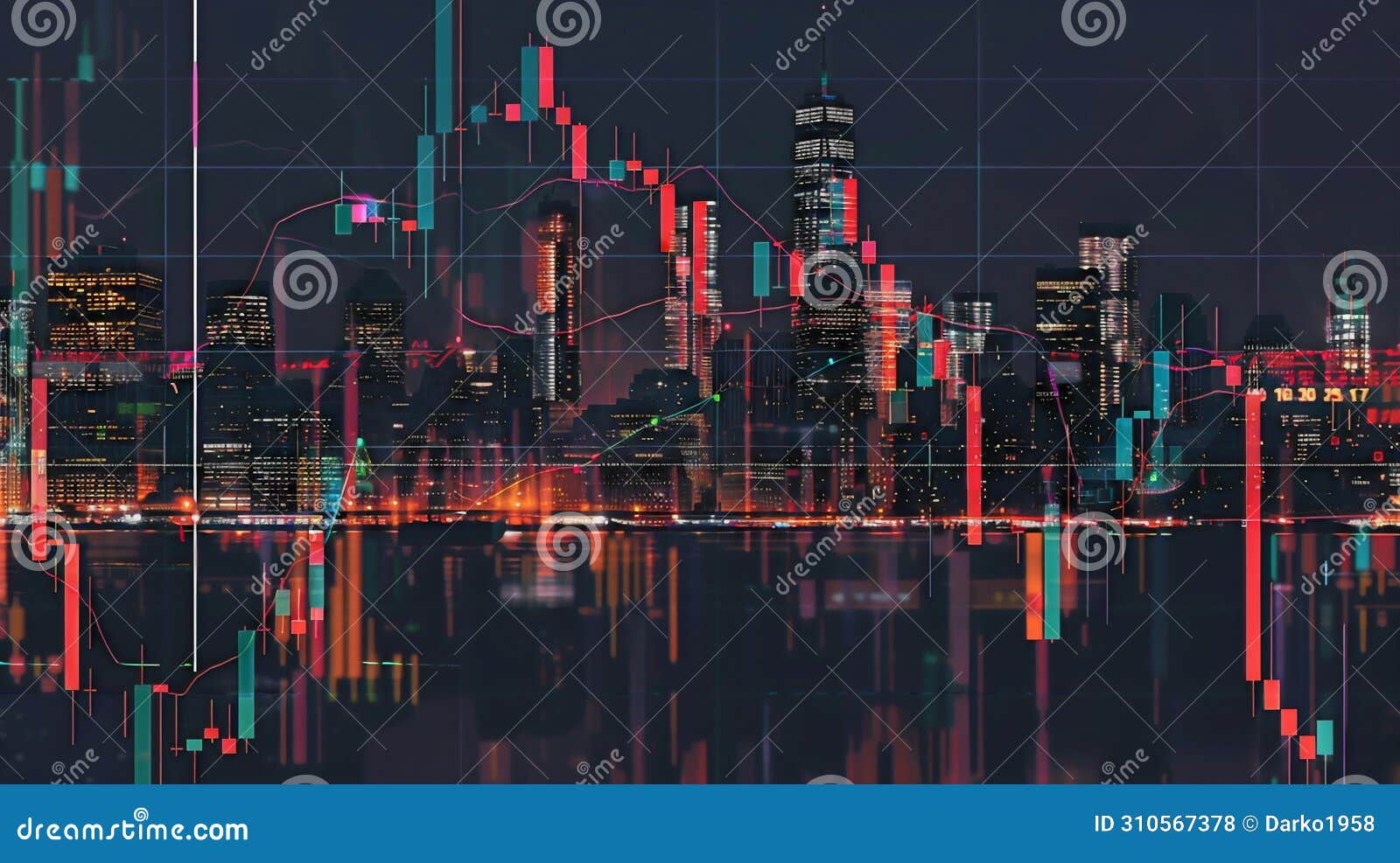 Bollinger Bands, Overlayed on Stock Exchange Data Charts, Represent ...