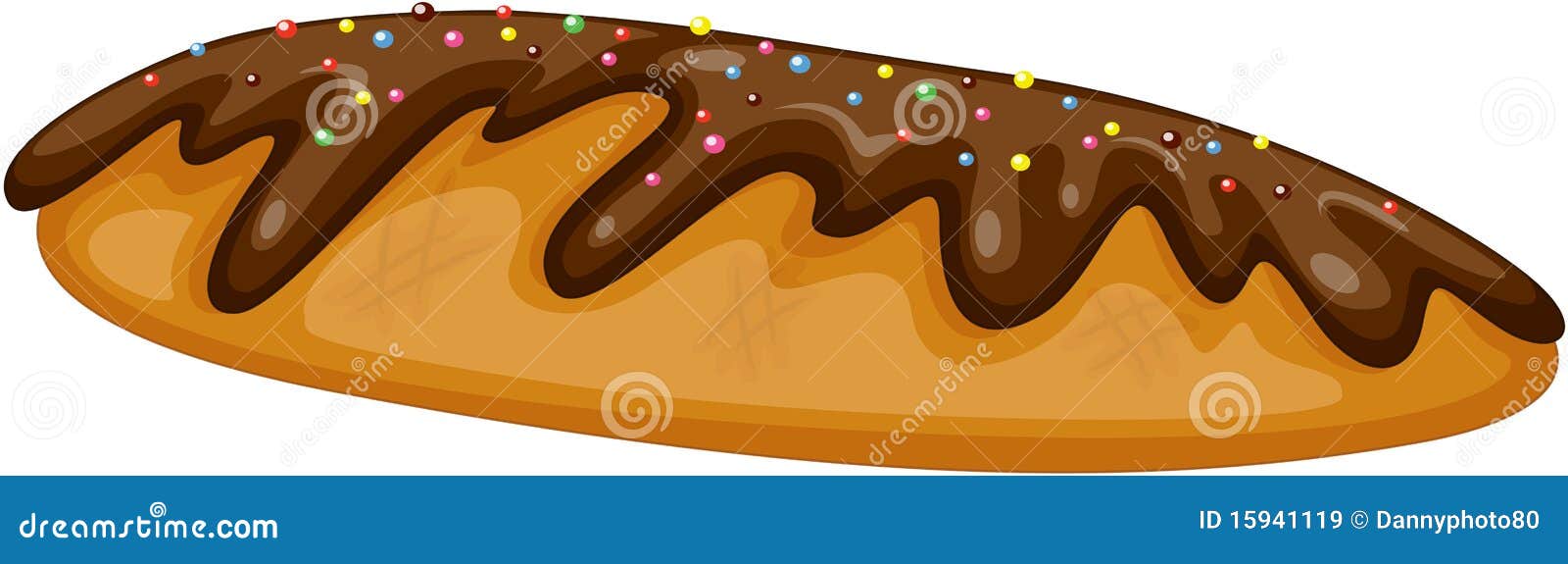 Bollo ilustración del vector. Ilustración de colorido - 15941119