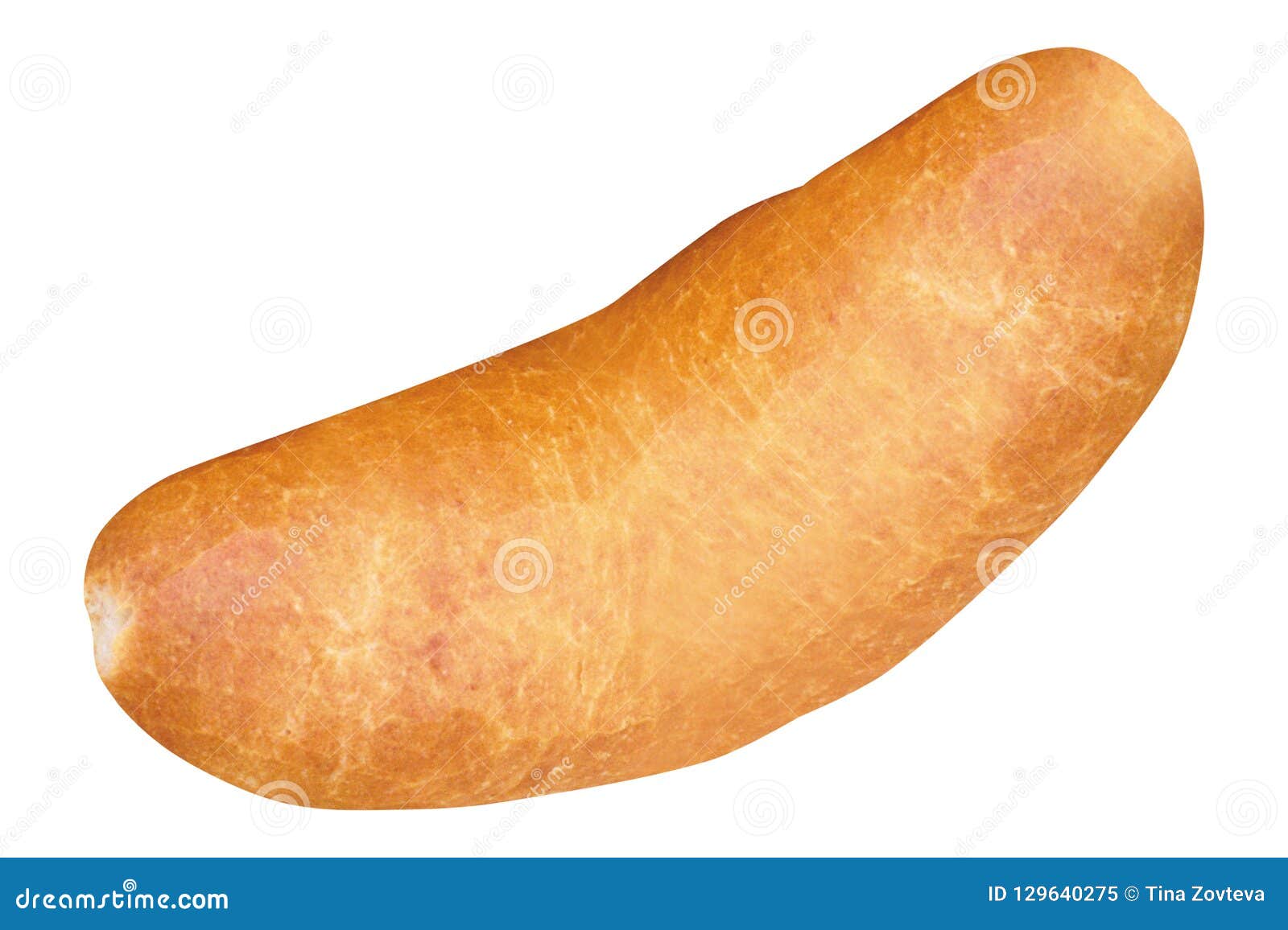 Bollo aislado en blanco imagen de archivo. Imagen de cuerno - 129640275