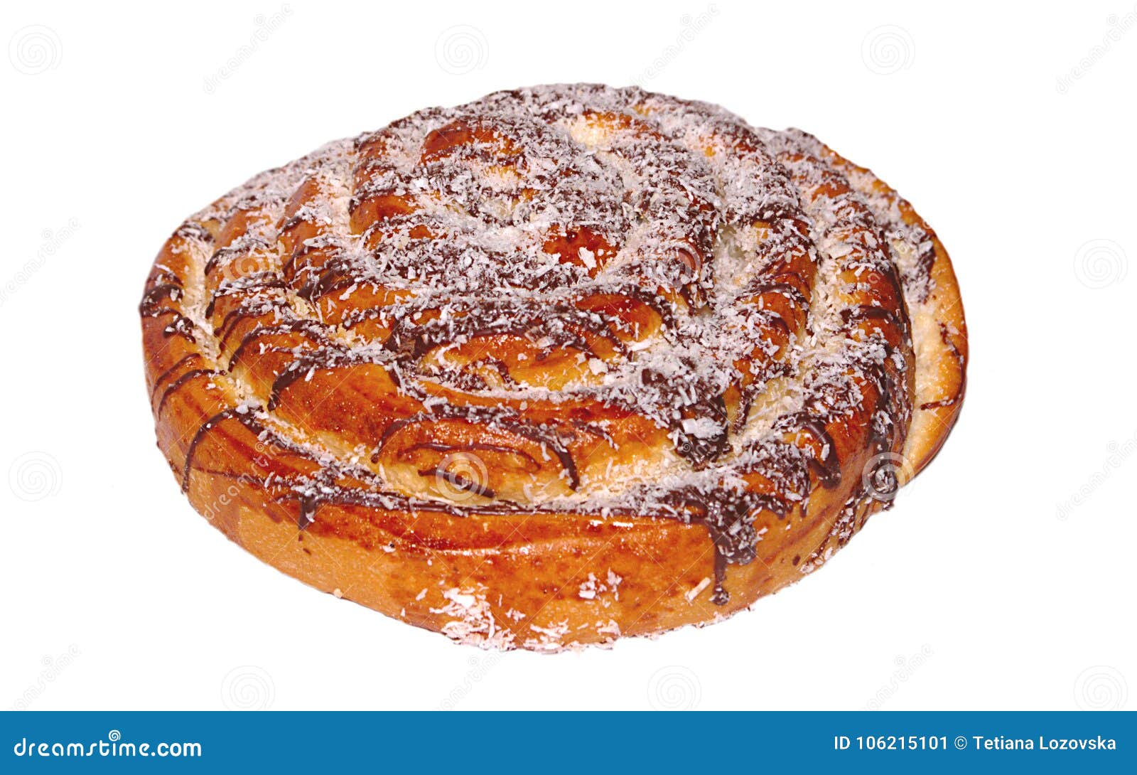 Bollo Aislado En El Fondo Blanco Imagen de archivo - Imagen de comida ...