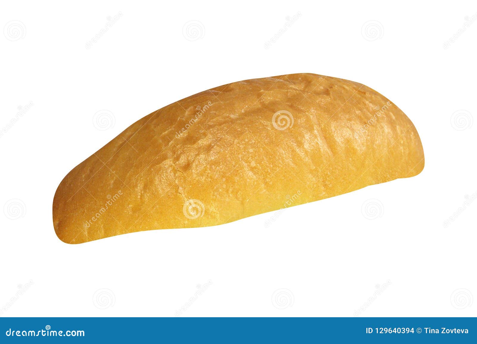 Bollo Del Pan Aislado En Blanco Foto de archivo - Imagen de comida ...