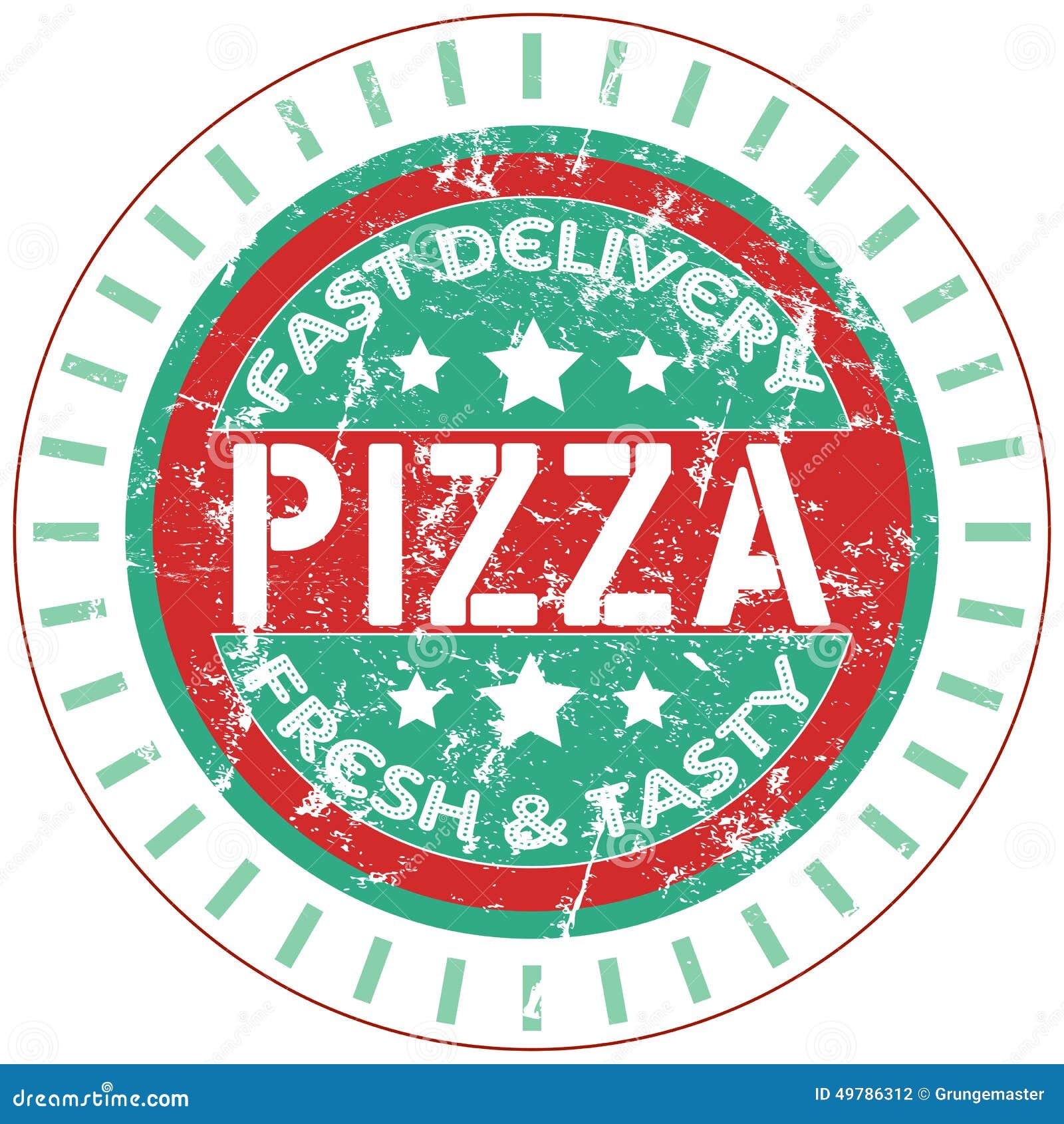 Bollo Di Servizio Della Pizza, Illustrazione Vettoriale - Illustrazione ...