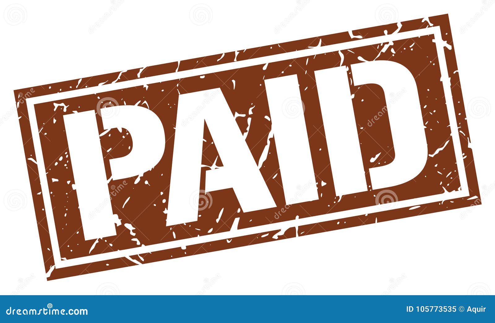 Bollo pagato illustrazione vettoriale. Illustrazione di sbucciatore ...