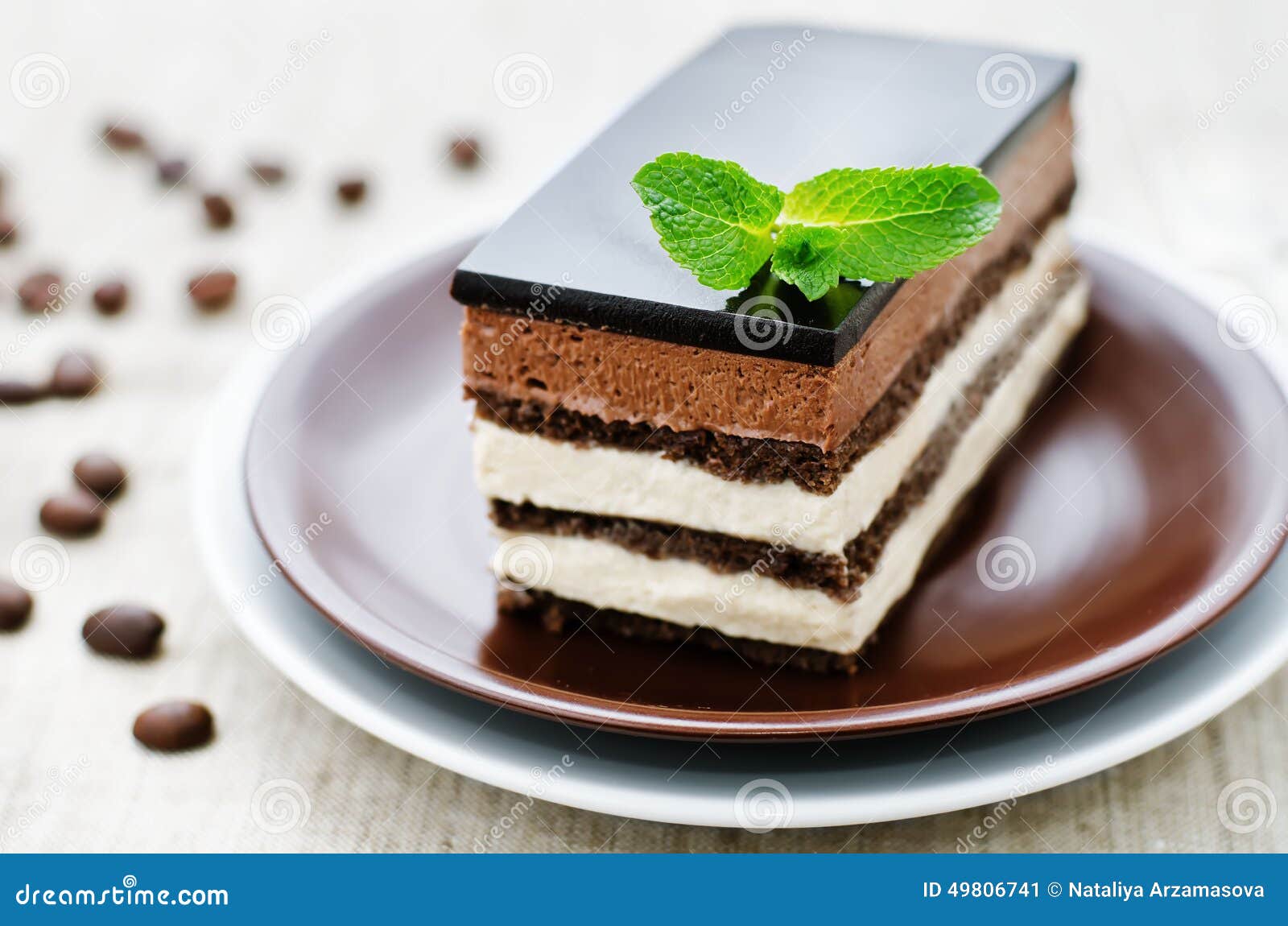 Bolo de Opera imagem de stock. Imagem de ingrediente - 49806741