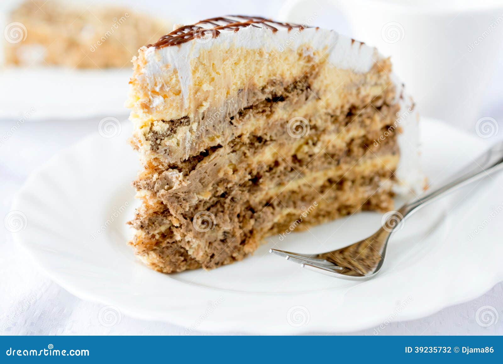 Bolo feio foto de stock. Imagem de indulgência, creme - 39235732