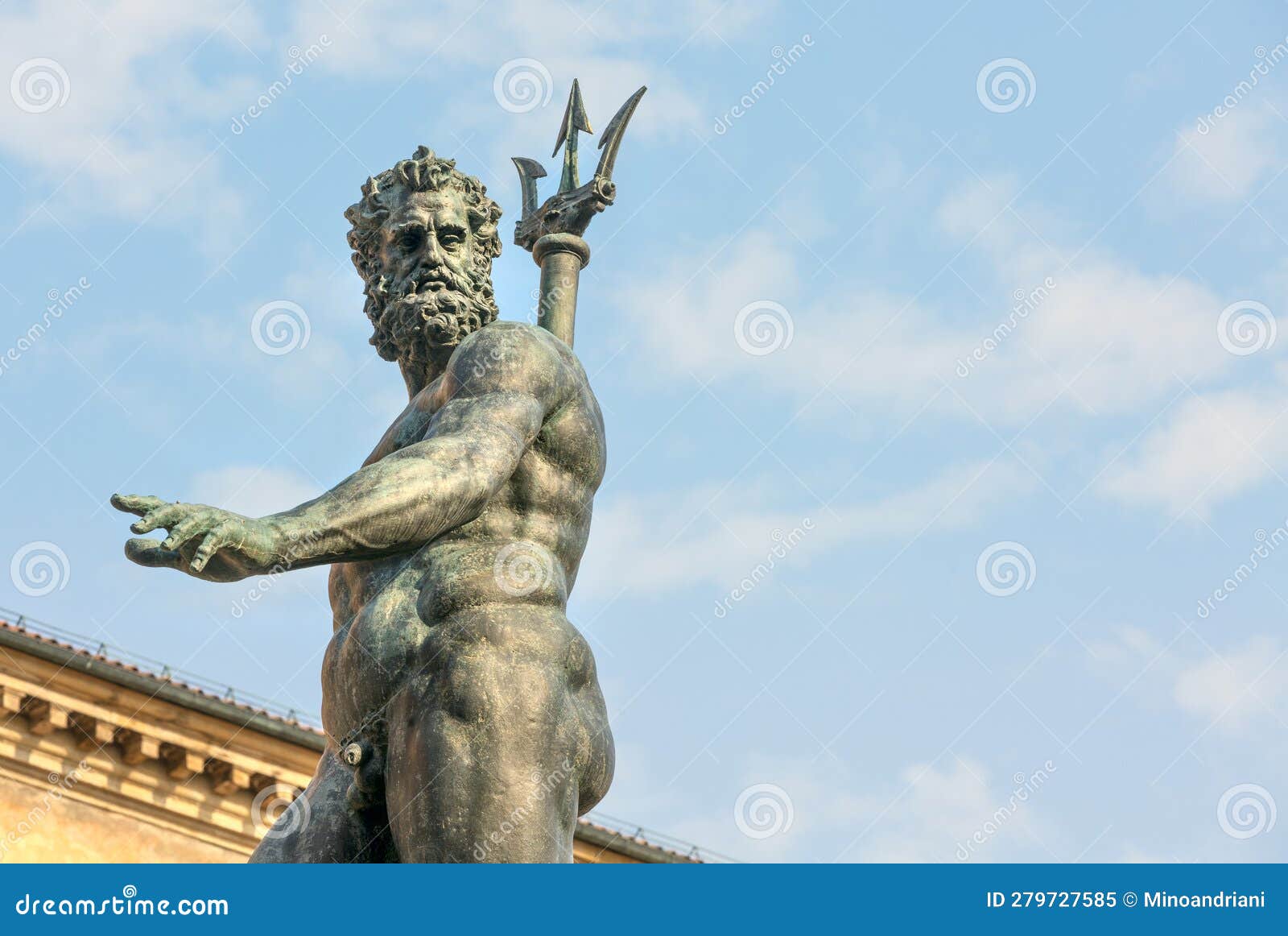 Bologna, Emilia Romagna - Italy. Statue of Nettuno (Neptune Statue) in ...