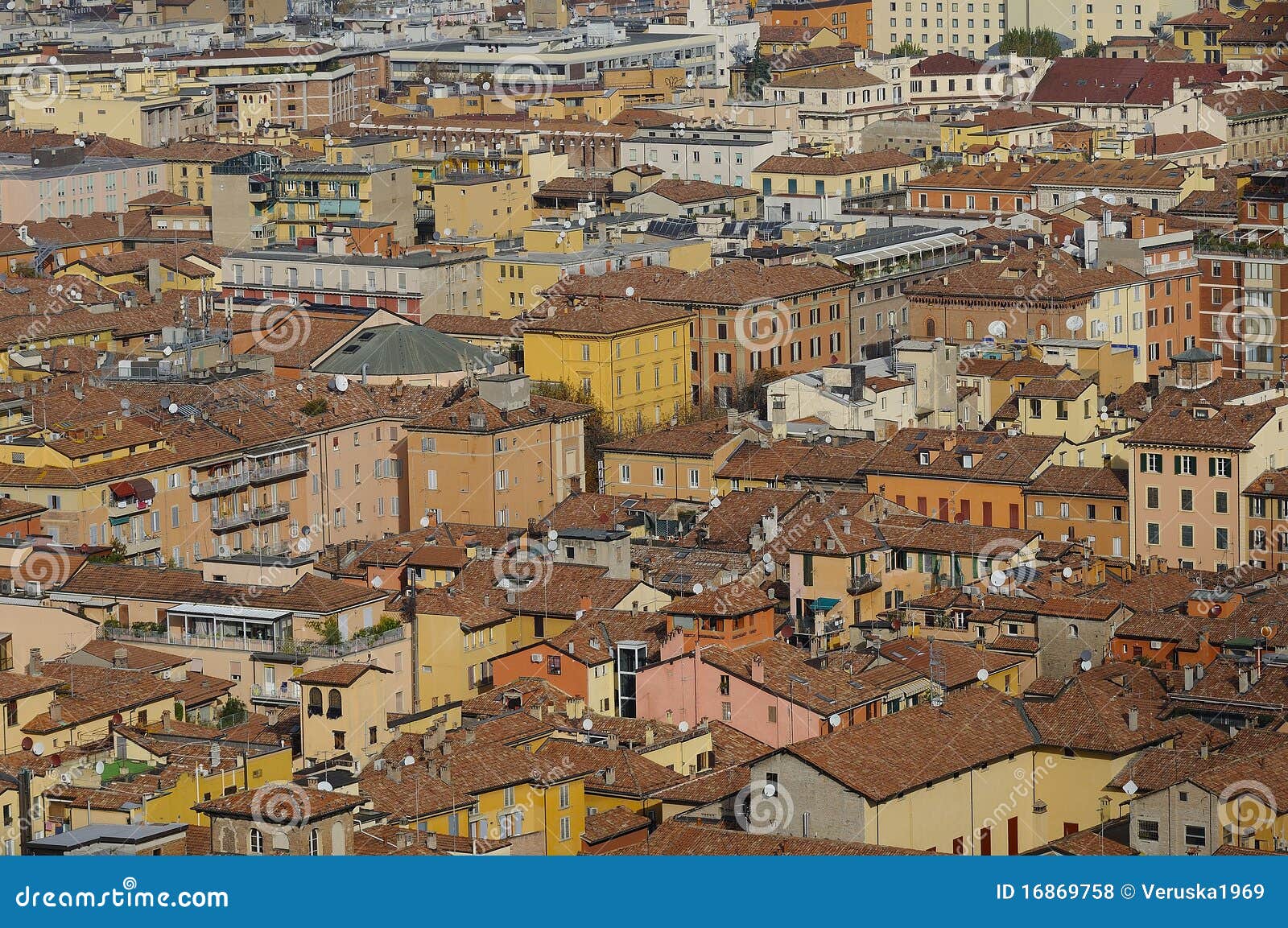 Bologna rooftops stock photo. Image of travel, roofs - 16869758