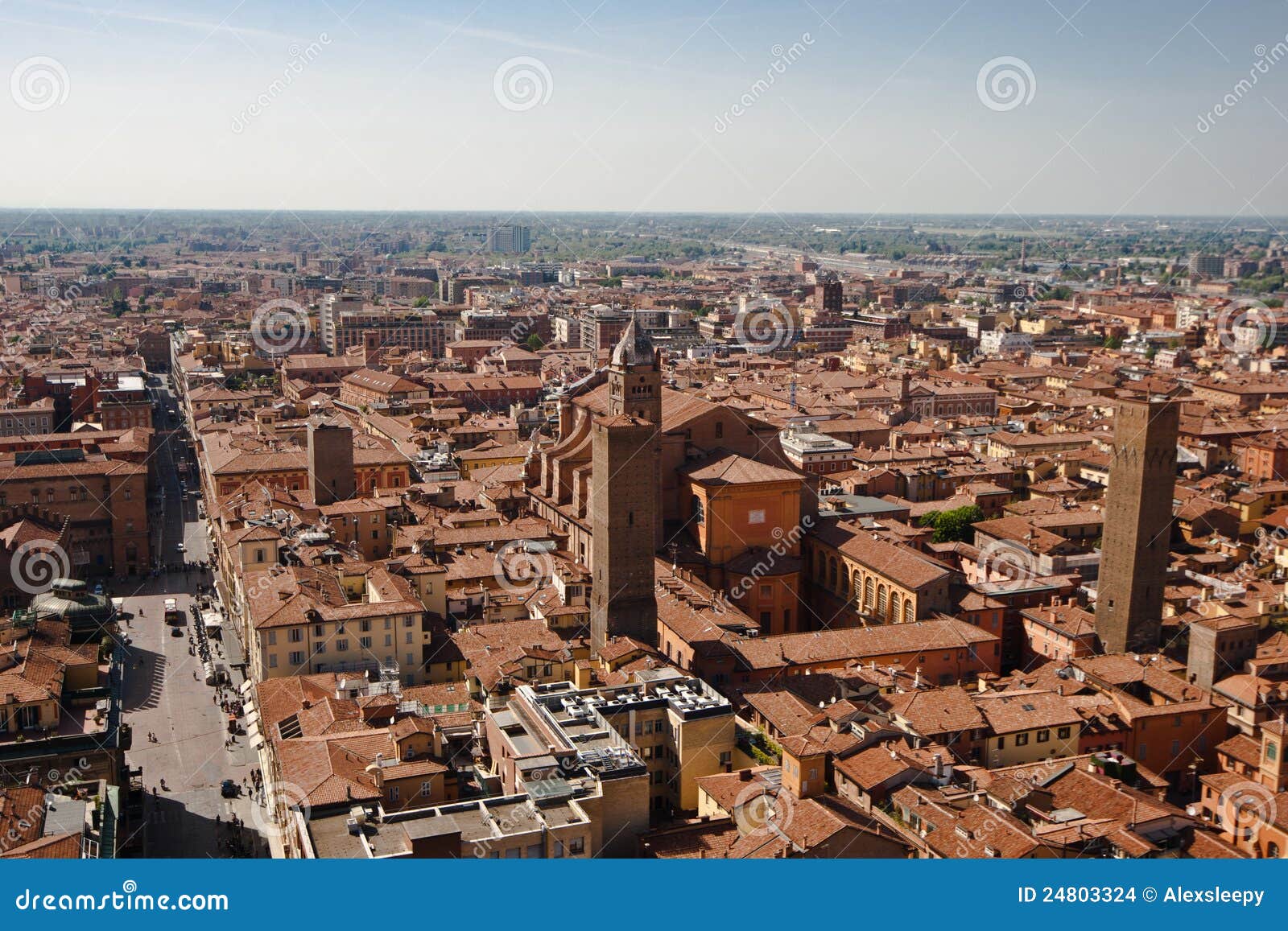 Bologna Rooftops stock photo. Image of italia, pietro - 24803324