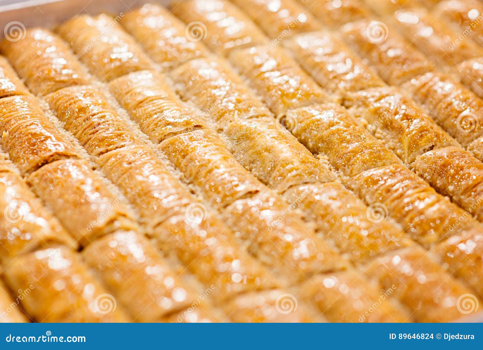 Bolos Doces Gregos Ou Turcos Do Baklava Foto de Stock - Imagem de bolo ...