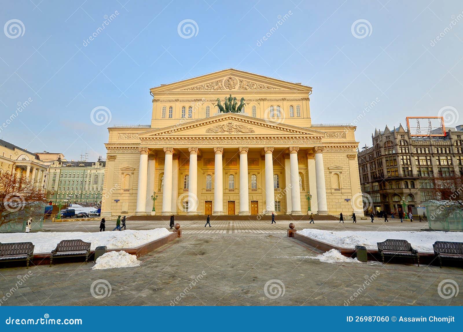 Bolshoi Theatre stock photo. Image of cityscape, exterior - 26987060