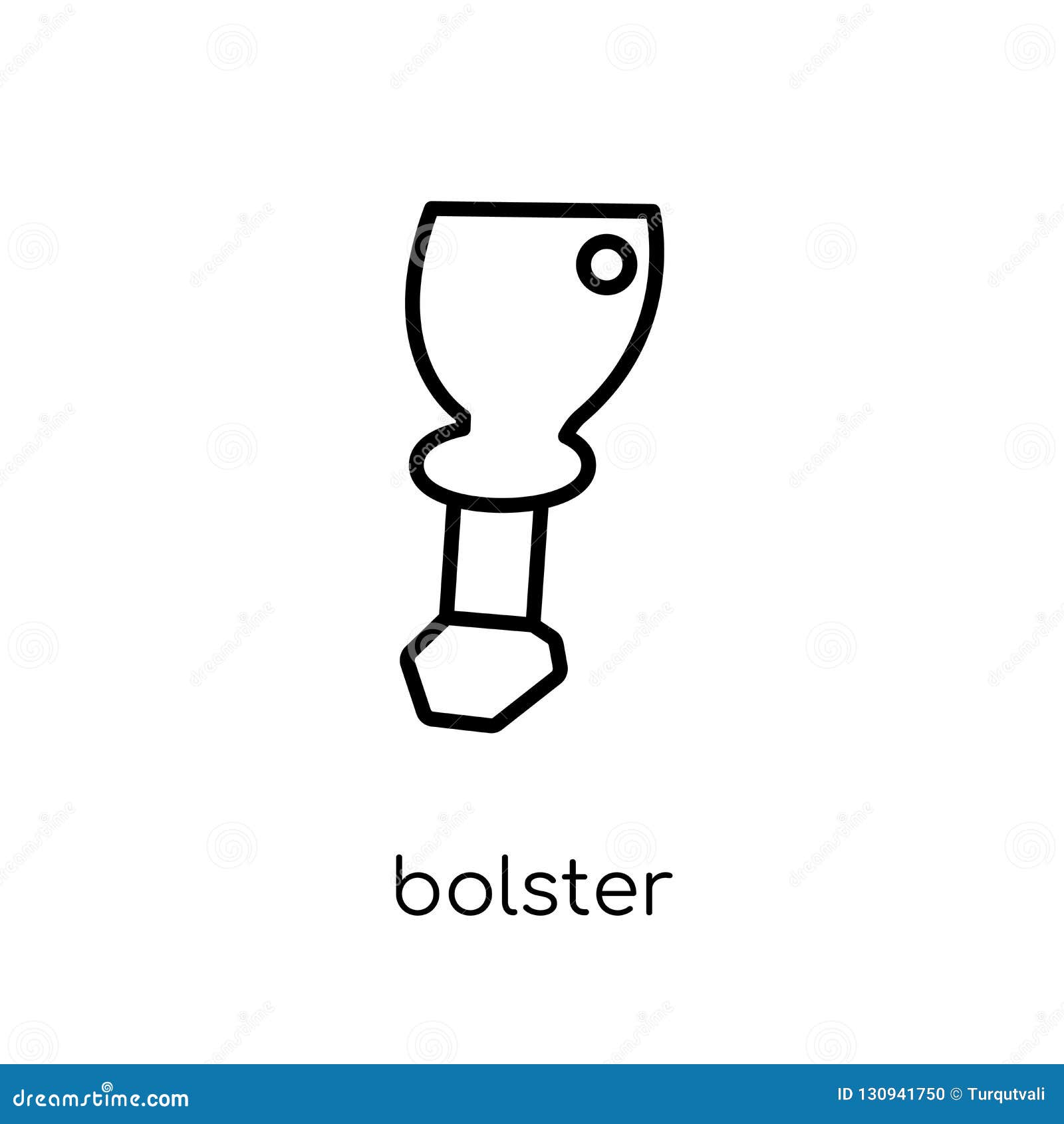 Bolster Linear Icon. Modern Outline Bolster Logo Concept On Whit ...