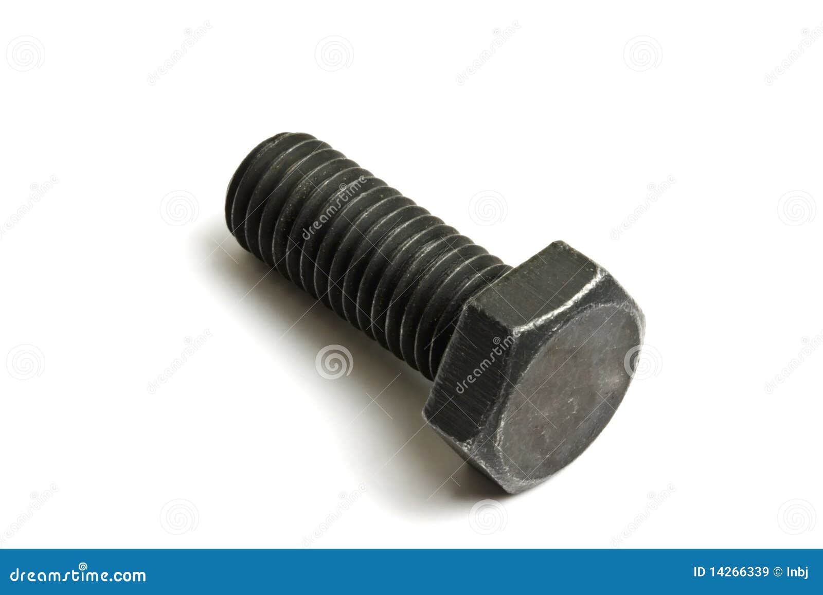 Bolt stock image. Image of iron, element, isolated, hexagon - 14266339