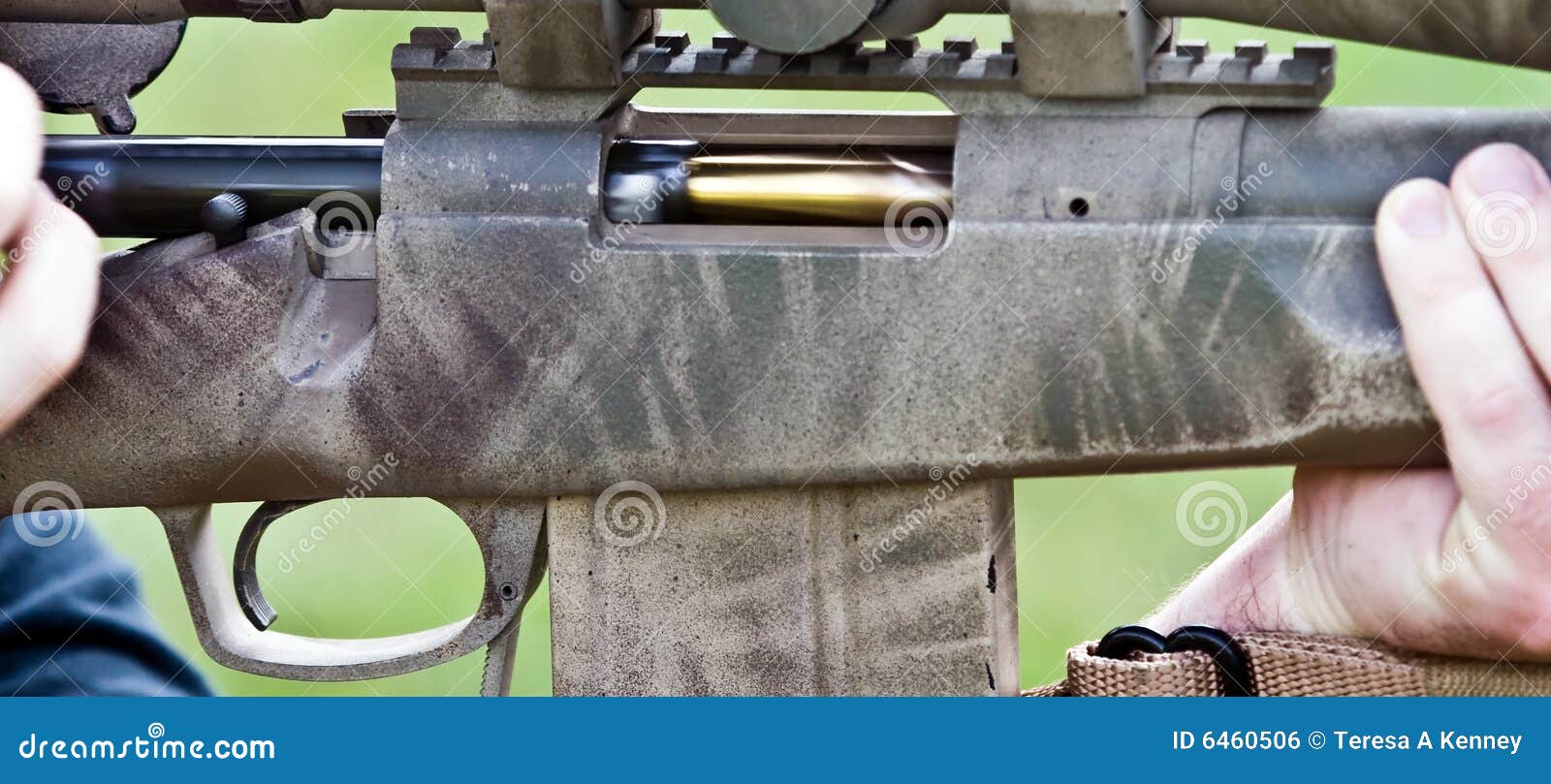 Bolt-action rifle stock photo. Image of action, firearms - 6460506