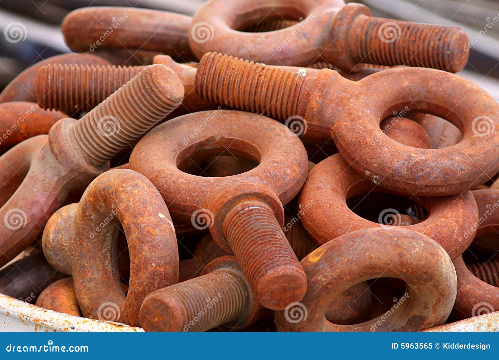 The Bolt Bucket stock image. Image of manufacturing, industry - 5963565