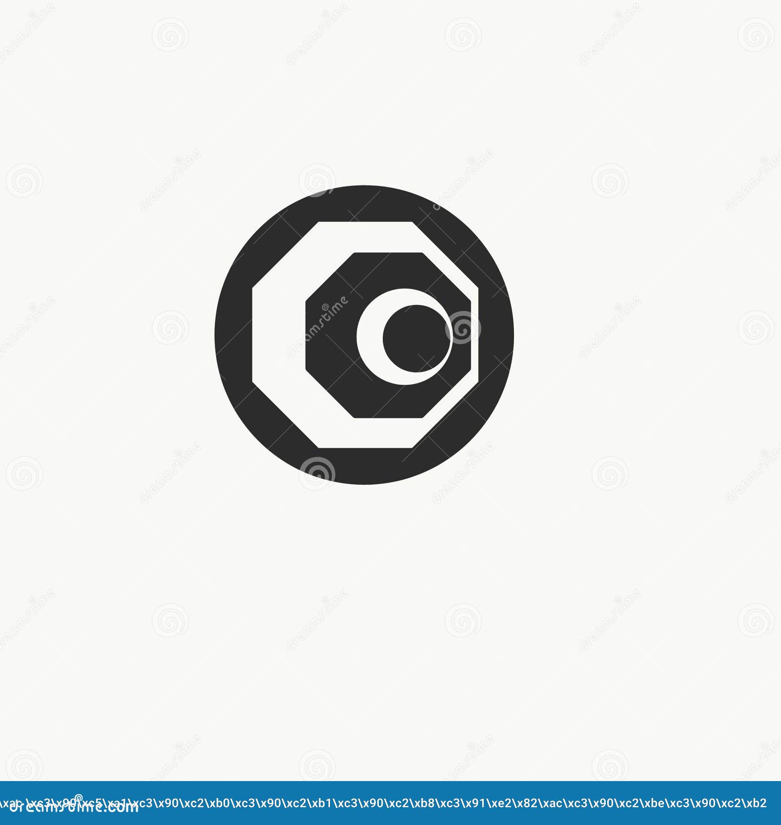 Bolt circle stock illustration. Illustration of white - 164610407