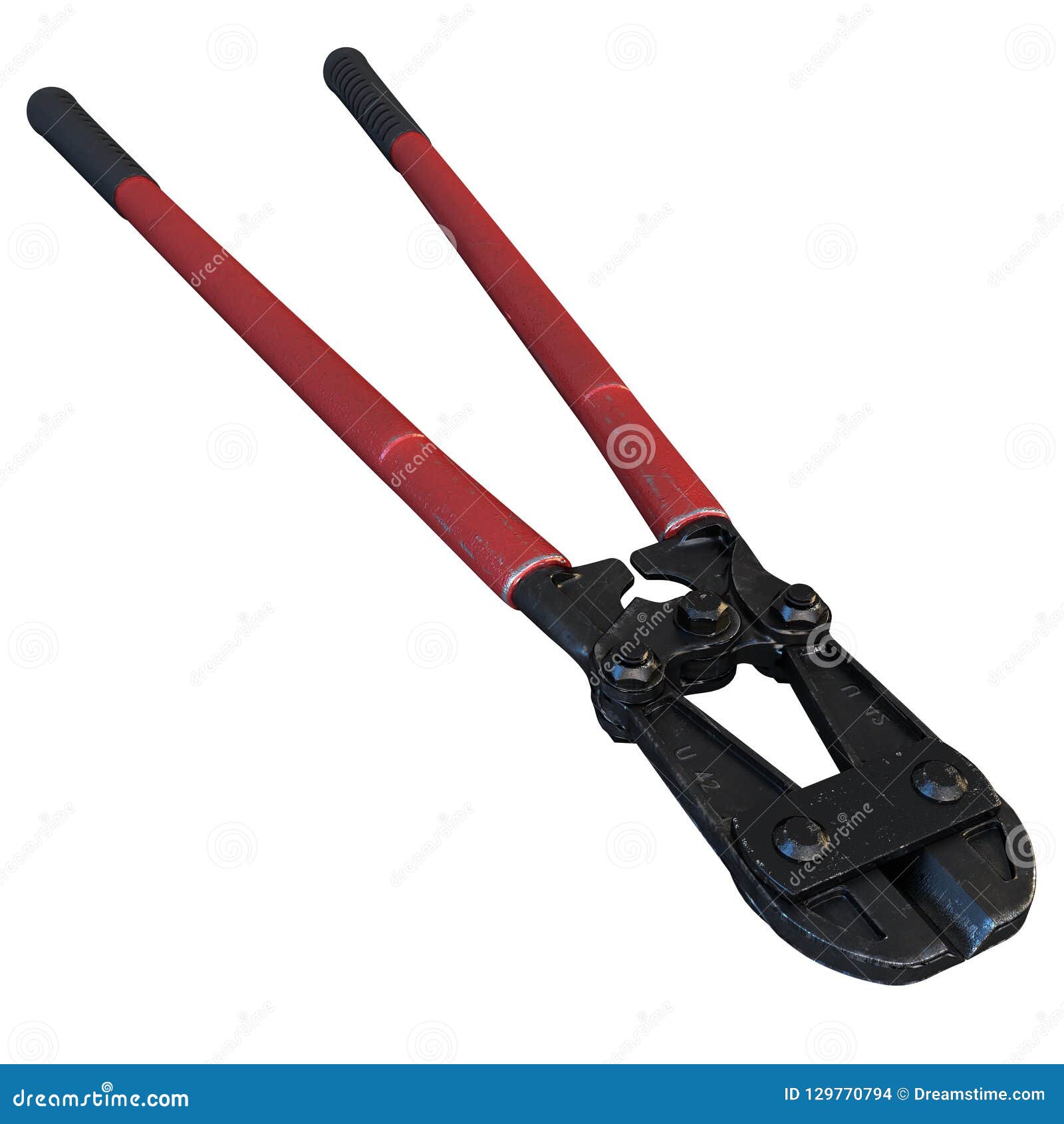 Bolt Cutter Hardware Work Tools 3d Ilustration Stock Illustration ...