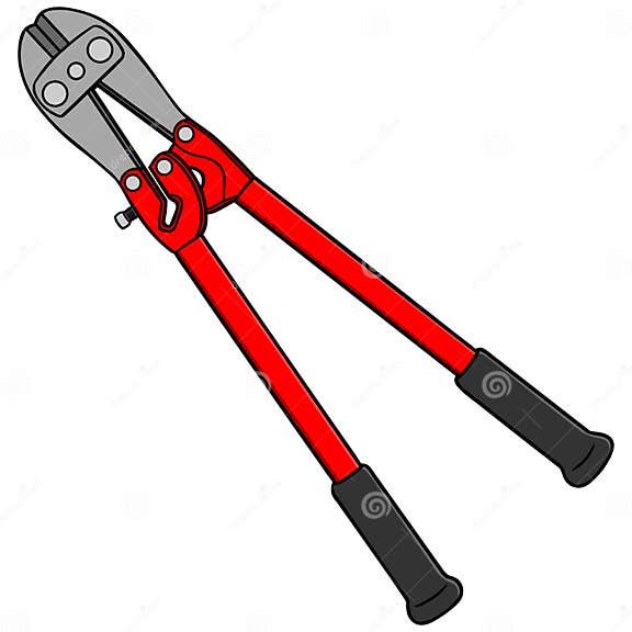 Bolt Cutters stock vector. Illustration of cutter, hand - 53675332