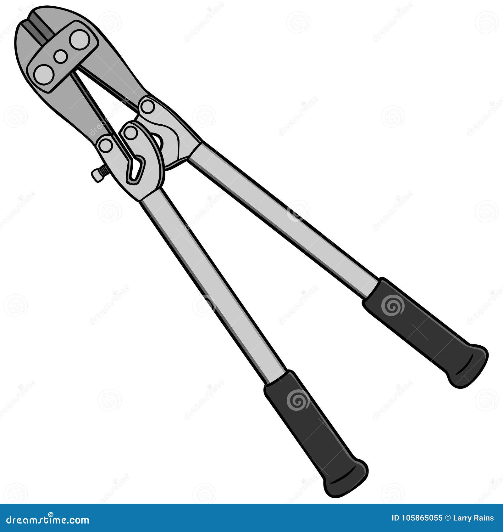 Bolt Cutters Illustration stock vector. Illustration of vector - 105865055
