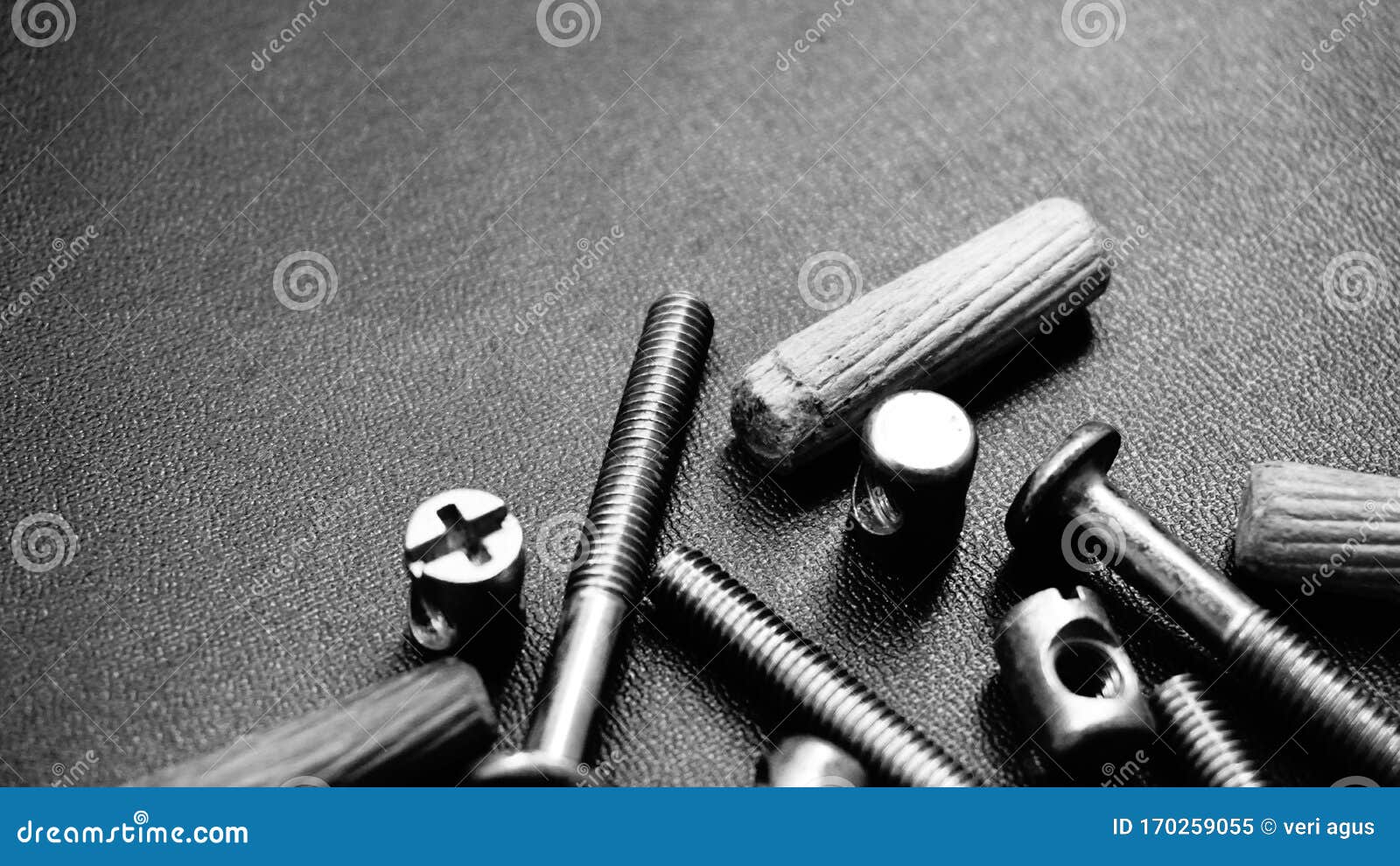 Bolt Engineering Material and Other Complementary Objects Stock Image ...
