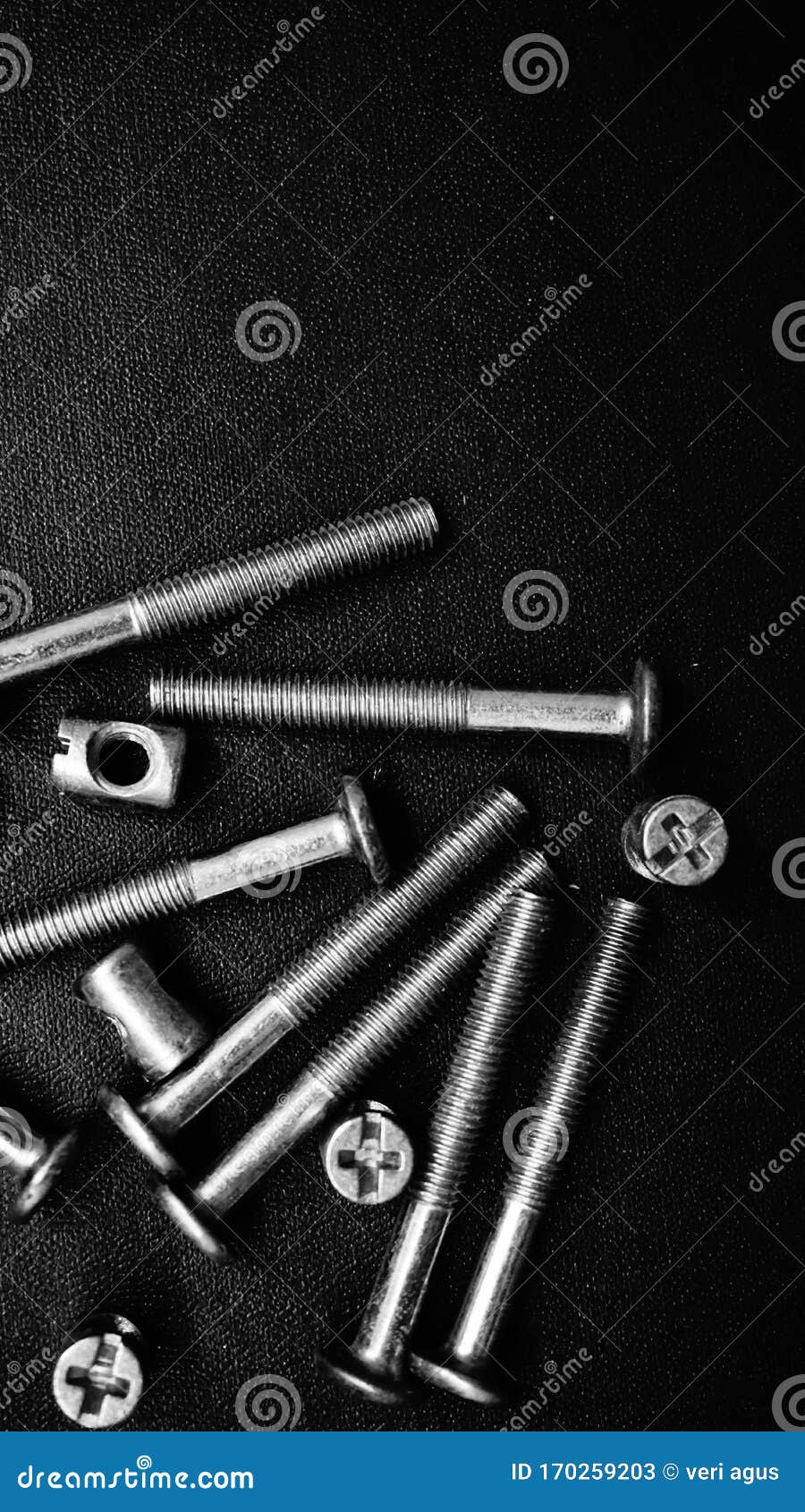 Bolt Engineering Material and Other Complementary Objects Stock Image ...