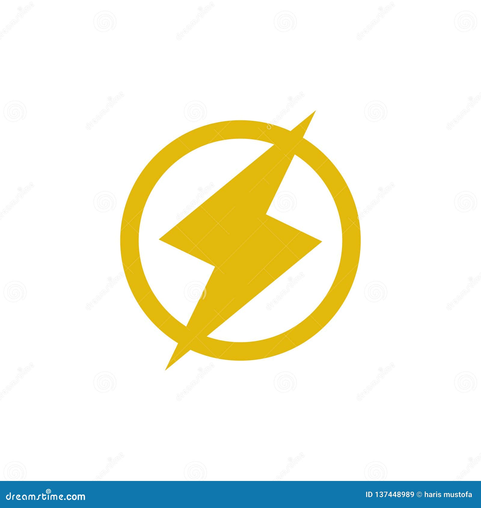 Bolt Icon Graphic Design Template Vector Stock Vector - Illustration of ...