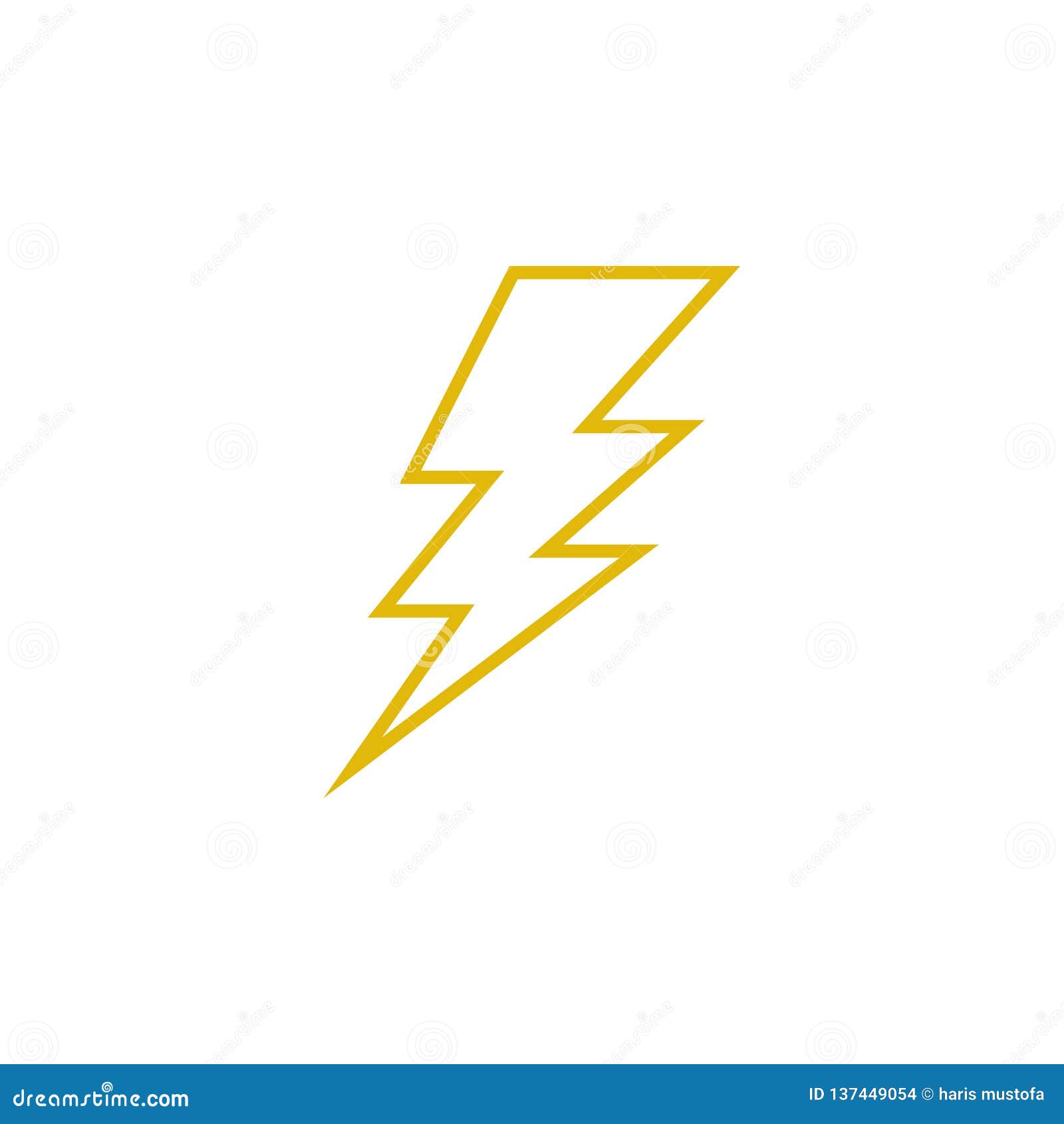 Bolt Icon Graphic Design Template Vector Stock Vector - Illustration of ...