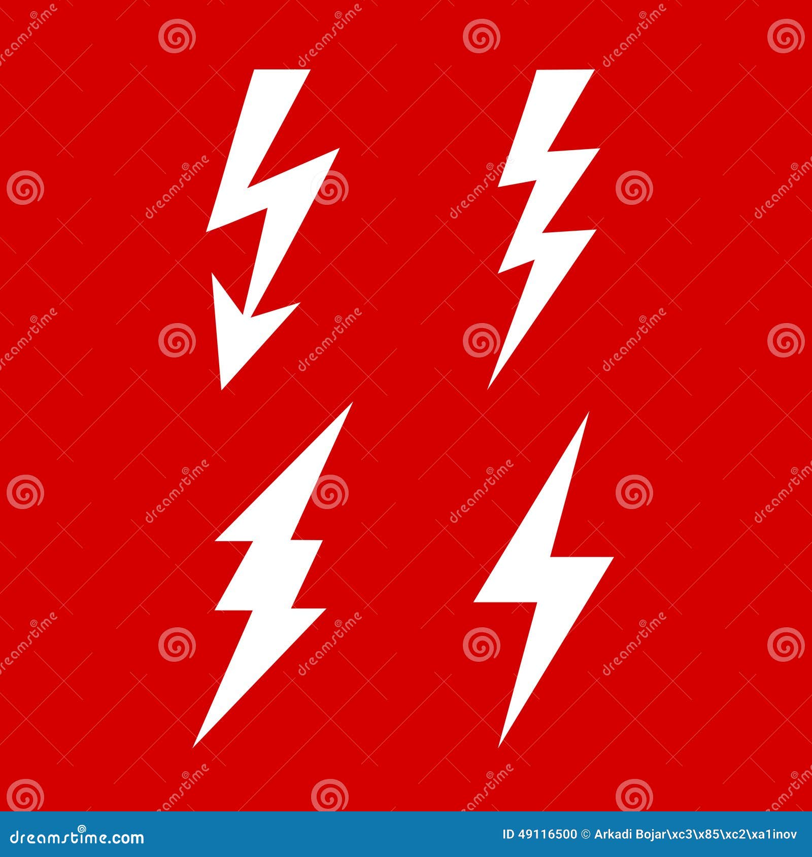 Bolt icon stock vector. Illustration of bolt, emblem - 49116500
