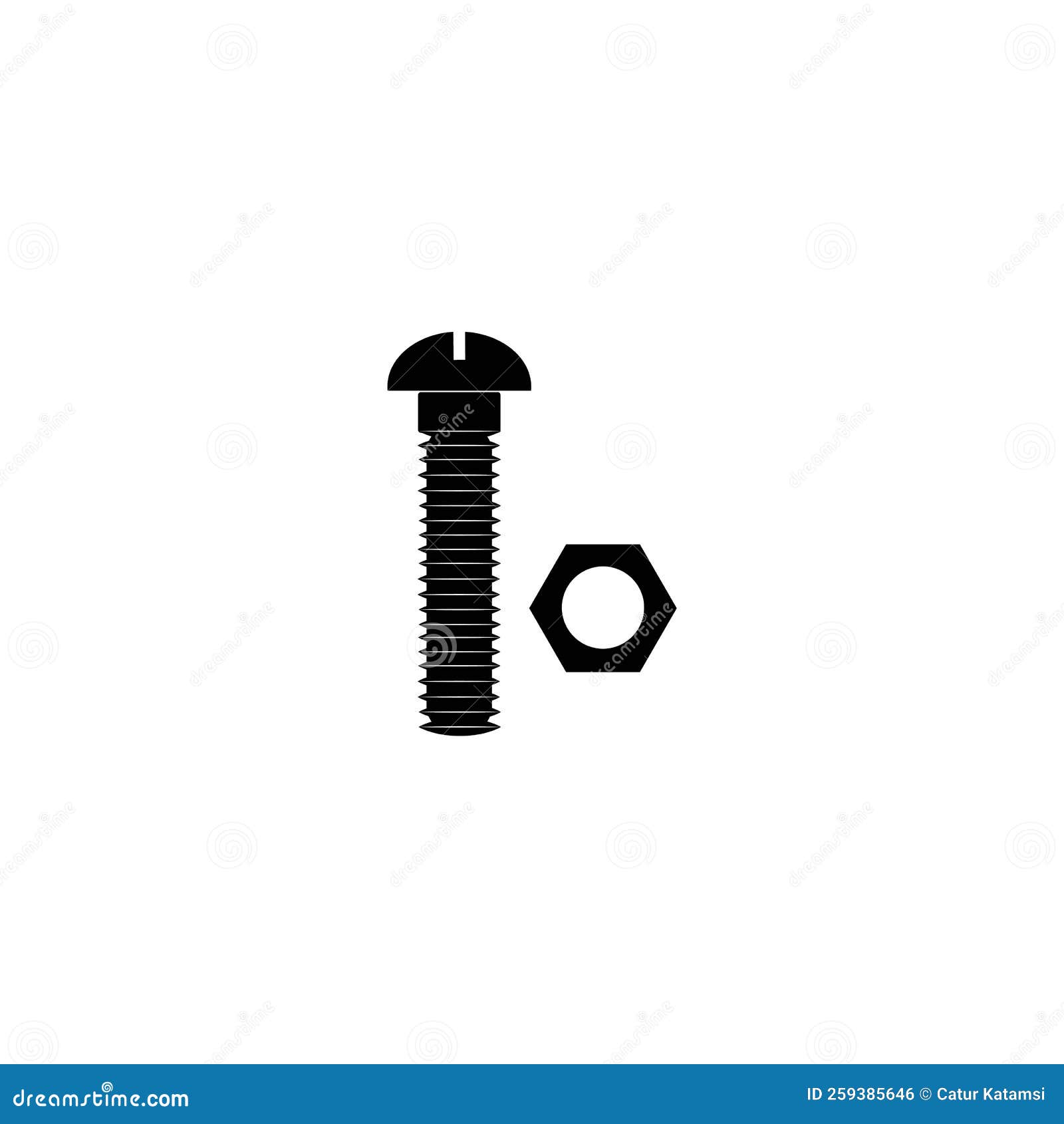 Bolt icon logo vector stock illustration. Illustration of head - 259385646