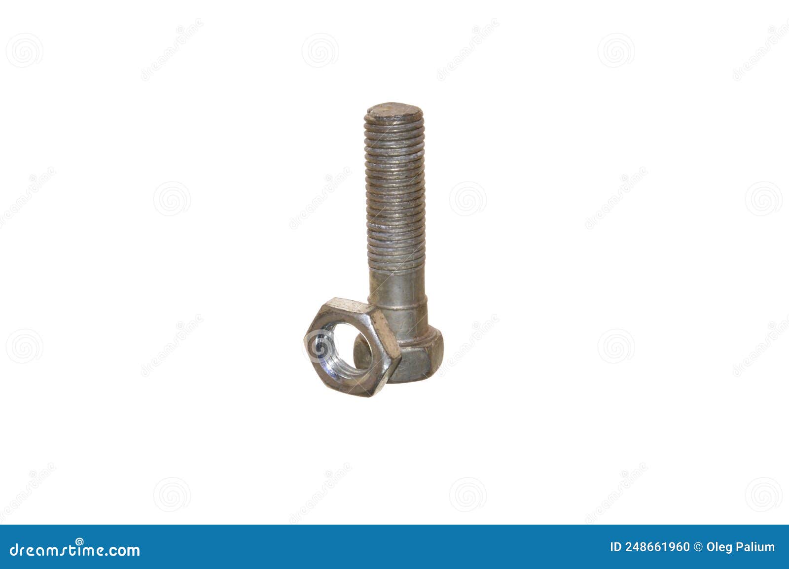 Bolt Isolated on White Background Stock Photo - Image of design ...