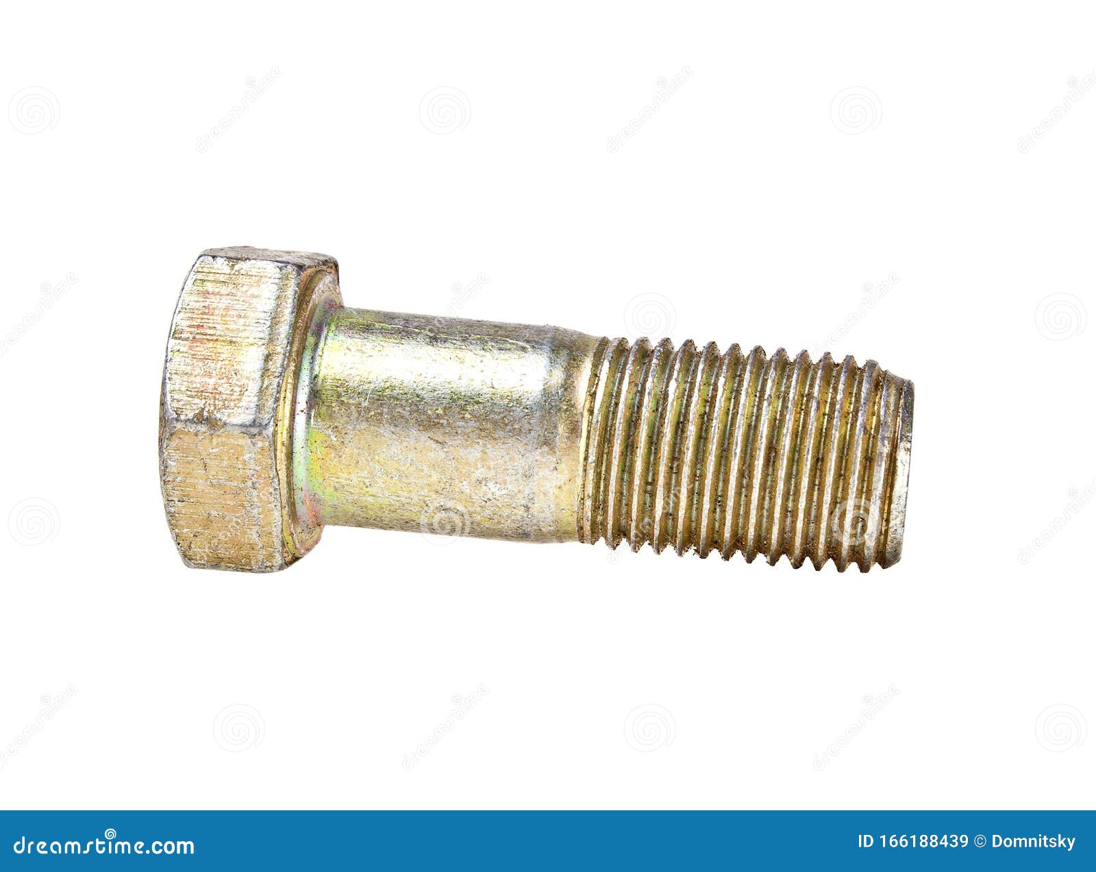 Bolt Isolated on a White Background Stock Image - Image of industrial ...
