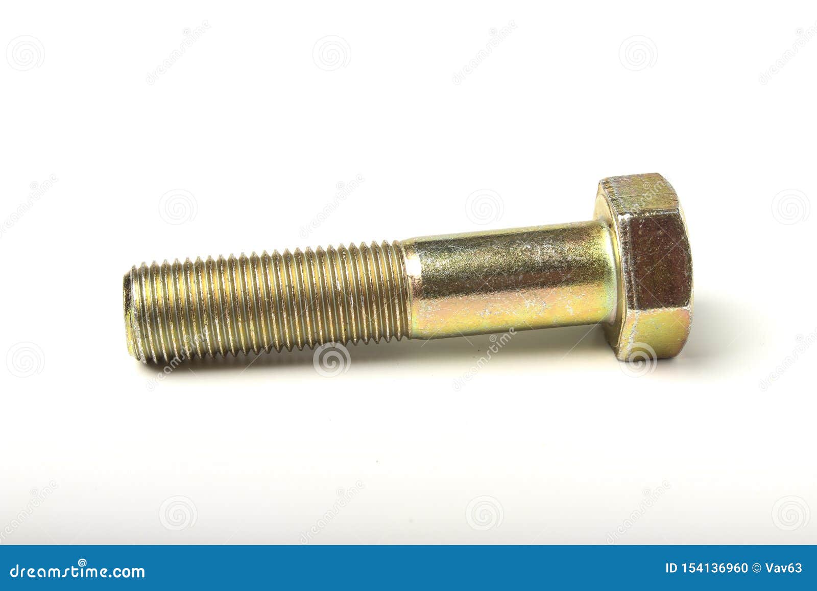 Bolt stock photo. Image of bolt, hexagonal, iron, closeup - 154136960