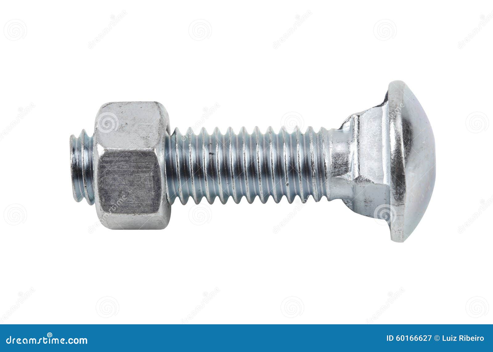 Bolt with nut stock image. Image of group, industrial - 60166627