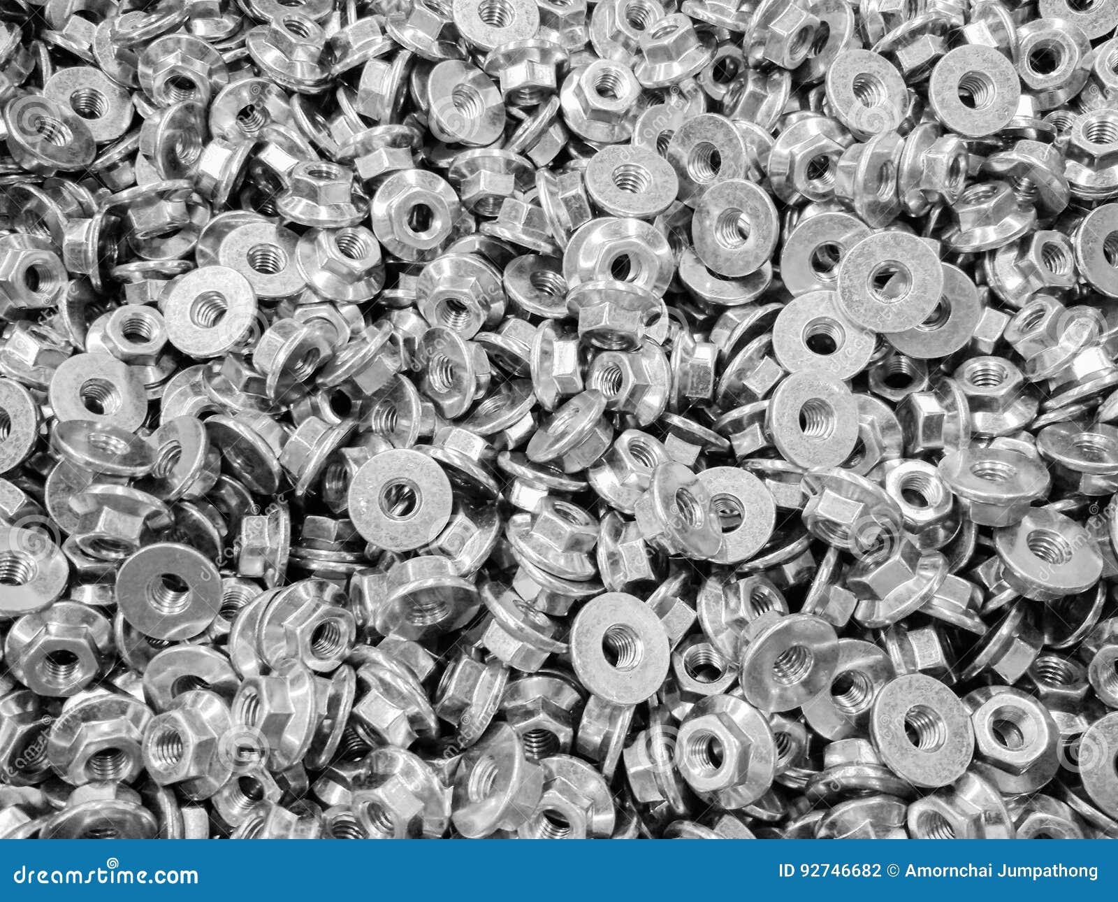 Bolt Nuts Pattern As Abstract Industrial Background. Stock Photo ...