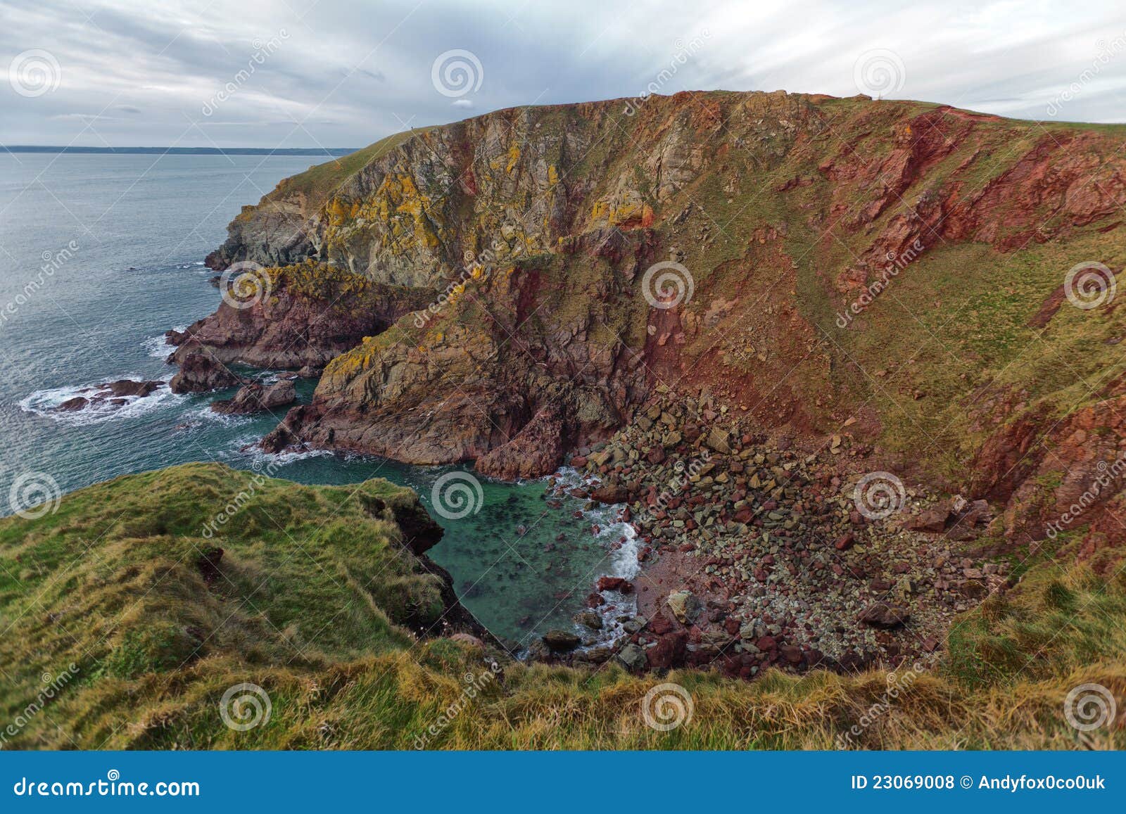 Bolt Tail Cove stock photo. Image of sunrise, green, warm - 23069008