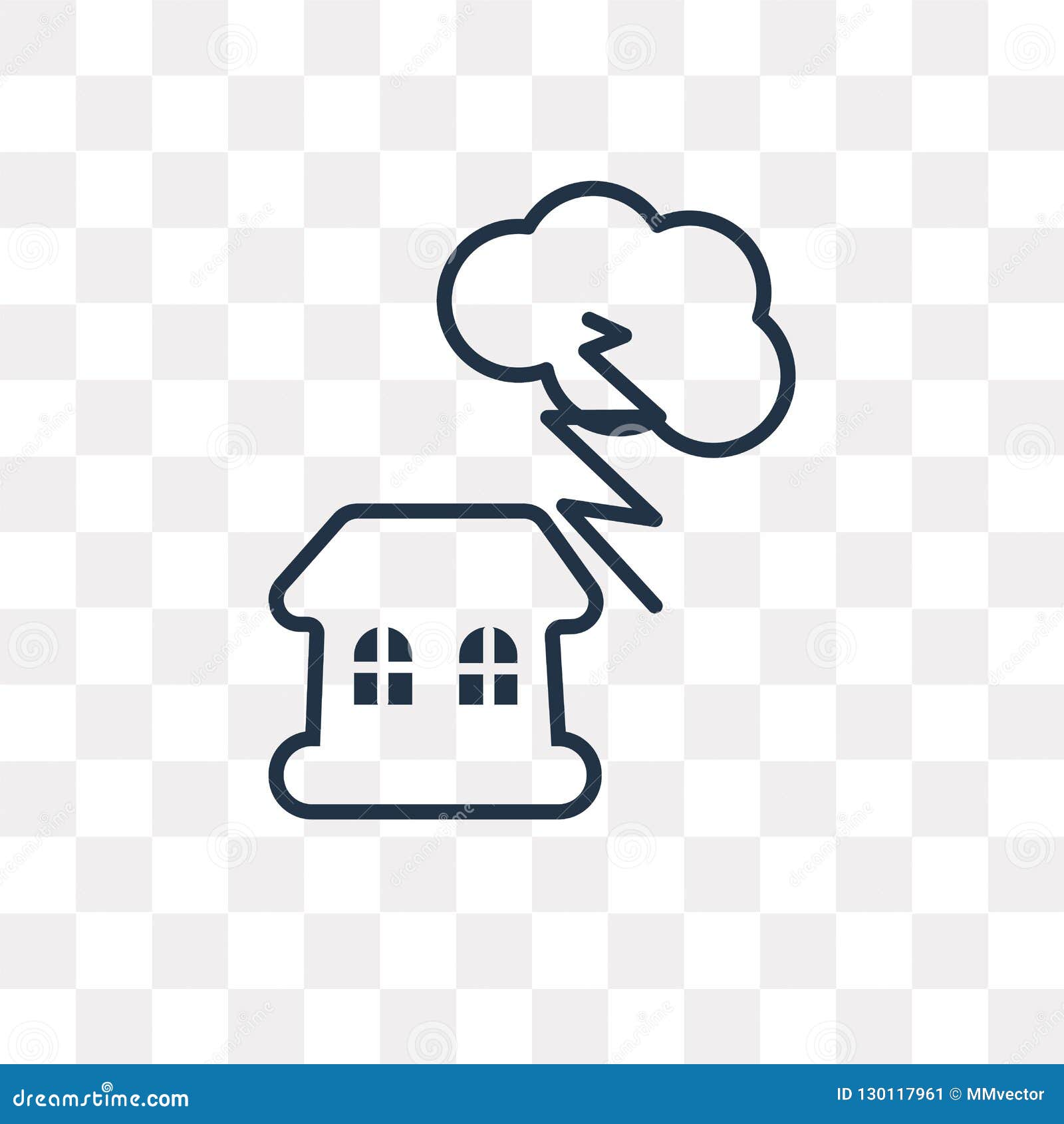 Bolt Vector Icon Isolated on Transparent Background, Linear Bolt Stock ...