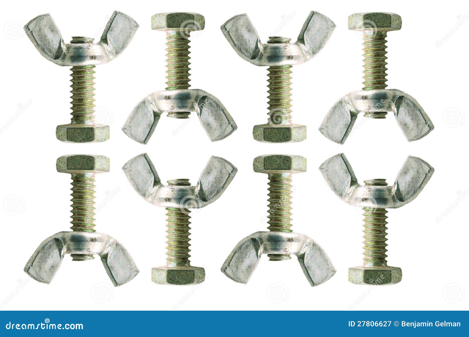 Bolt and wing nut stock image. Image of group, tool, metallic - 27806627