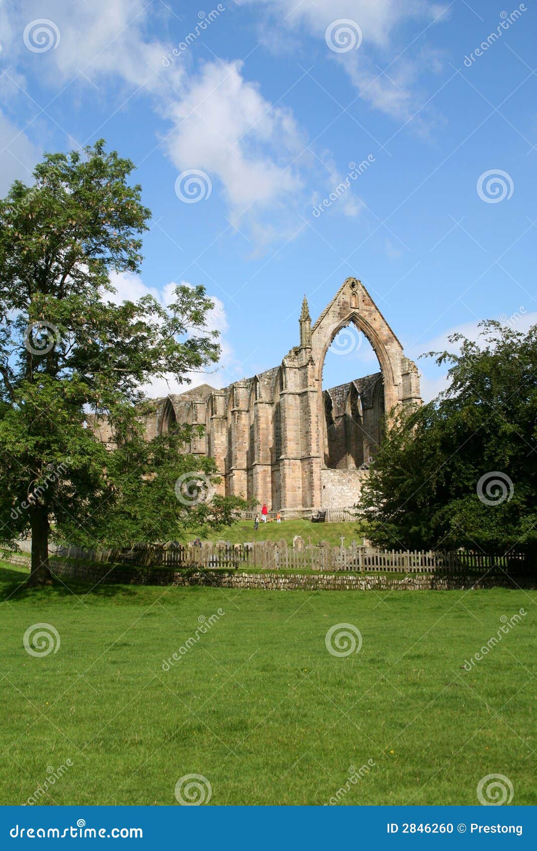 Bolton Abbey, Yorkshire. stock photo. Image of ruins, england - 2846260