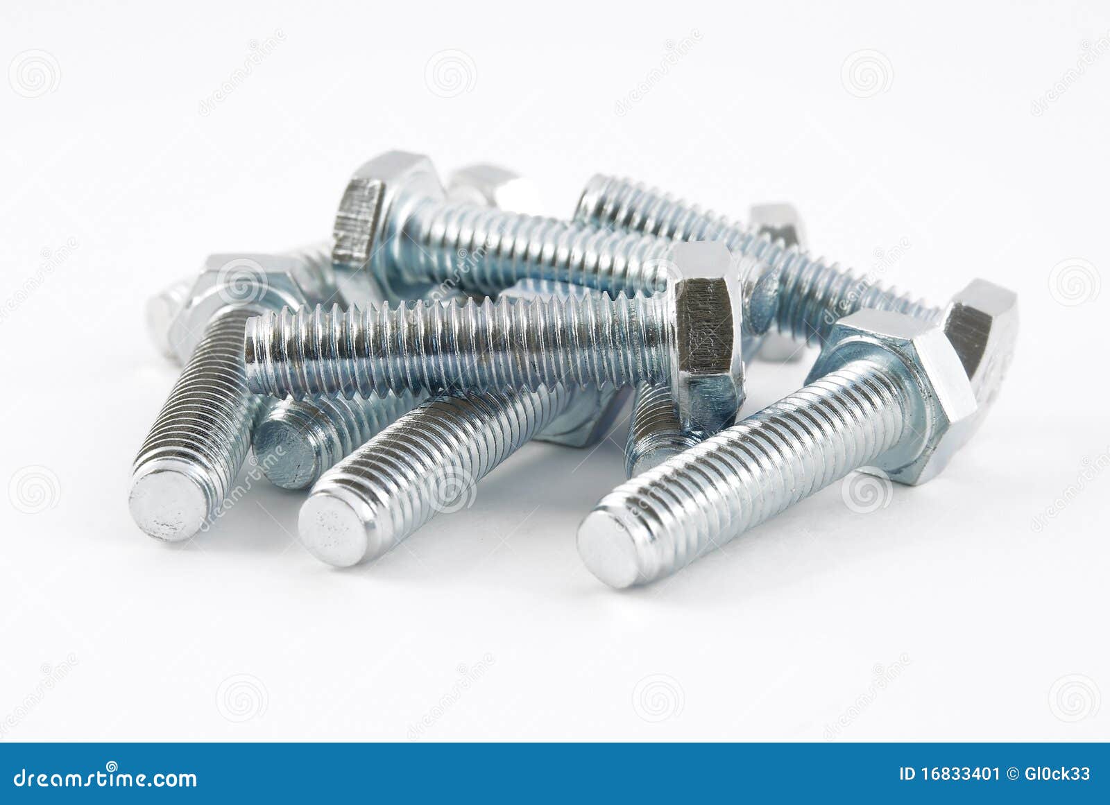 Bolts stock image. Image of heavy, screws, isolated, strong - 16833401