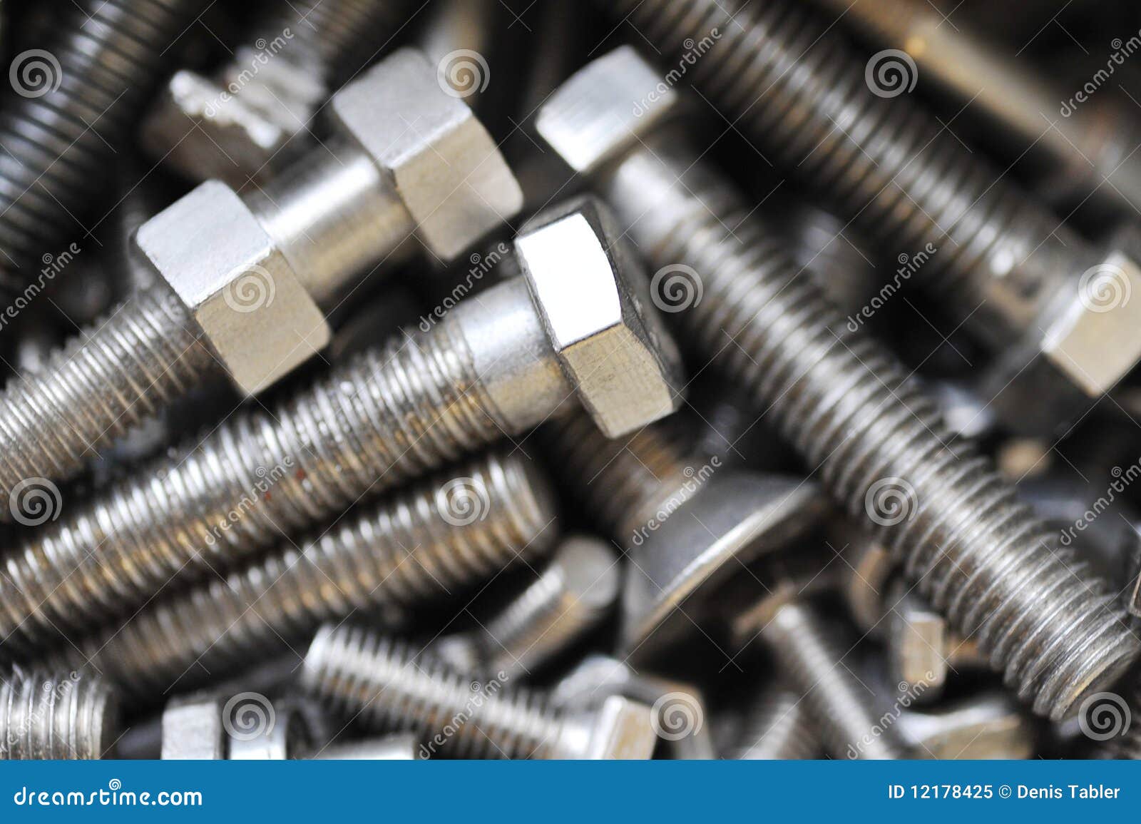 Bolts in box stock image. Image of fastening, connection - 12178425