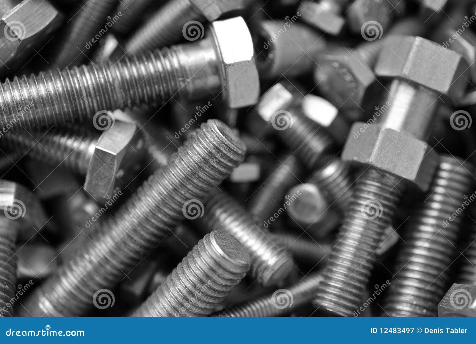 Bolts in box stock image. Image of construction, group - 12483497