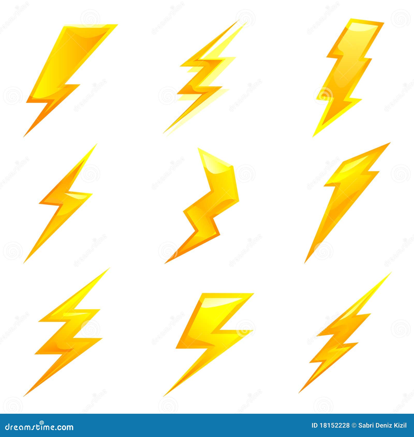 Bolts kraftig blixt vektor illustrationer. Illustration av exponering ...