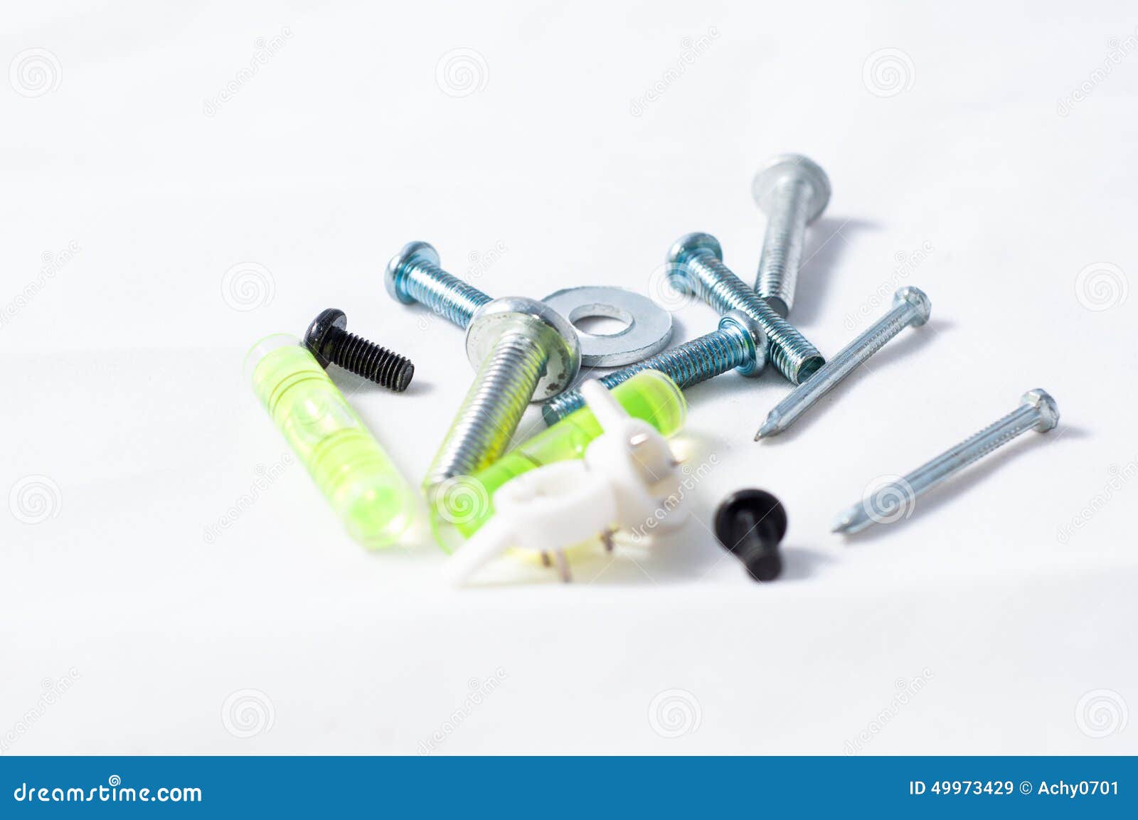 Bolts nails and screws stock image. Image of horizontal - 49973429