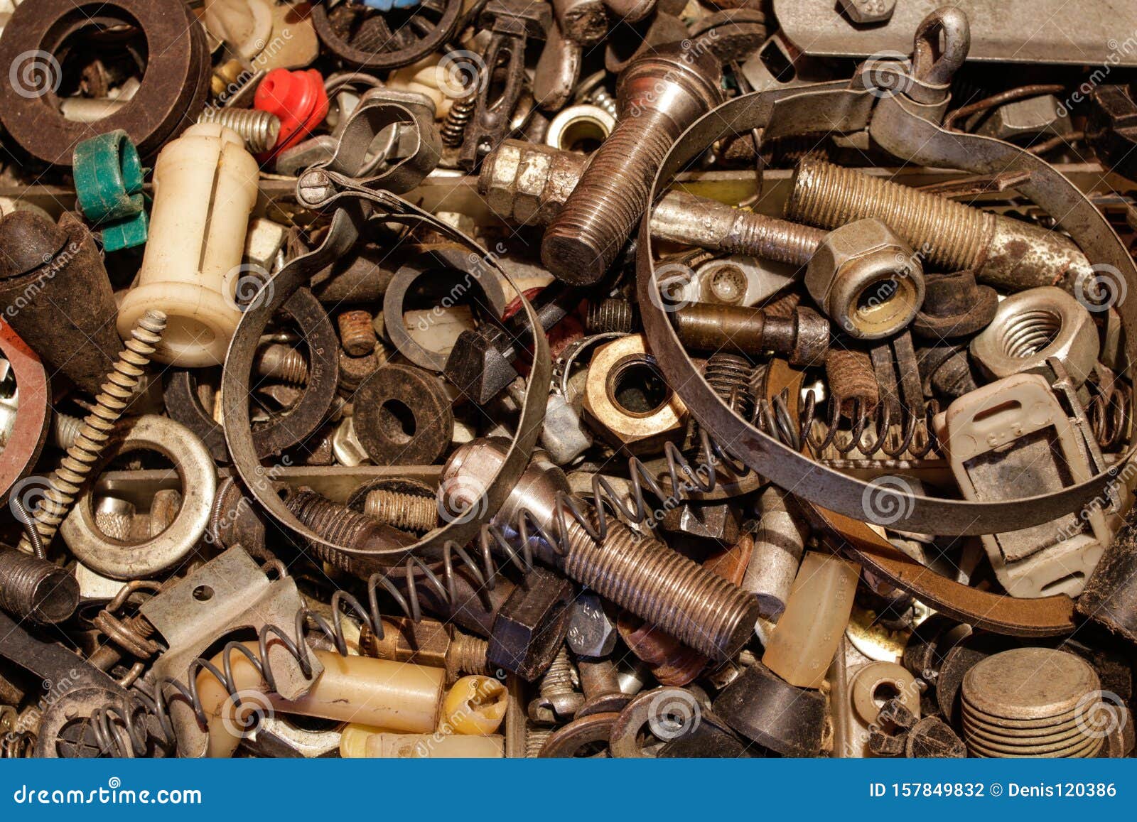 Construction fasteners stock photo. Image of head, manufacturing ...