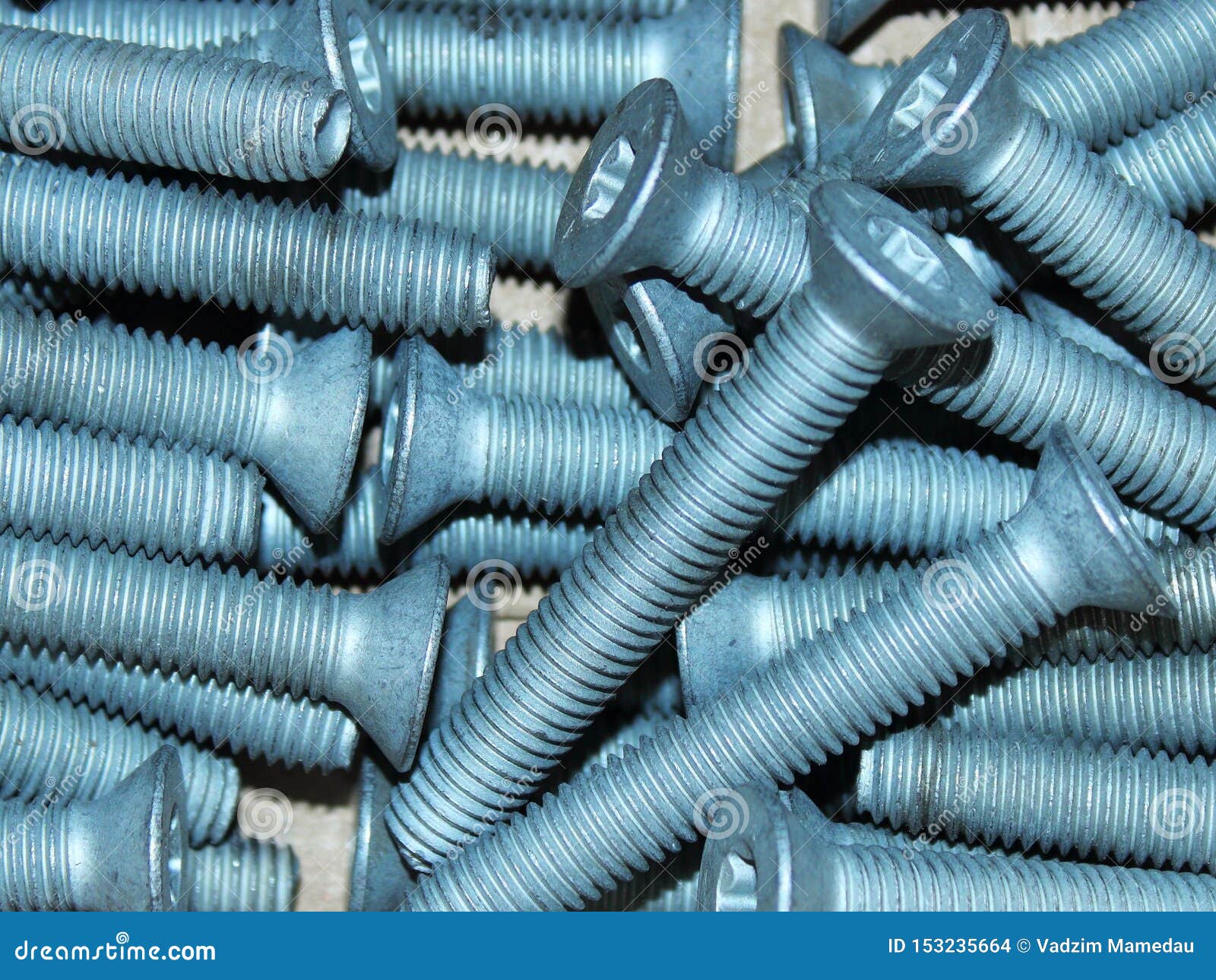 Bolts and Screws for Working with Structures Texture Background Stock ...