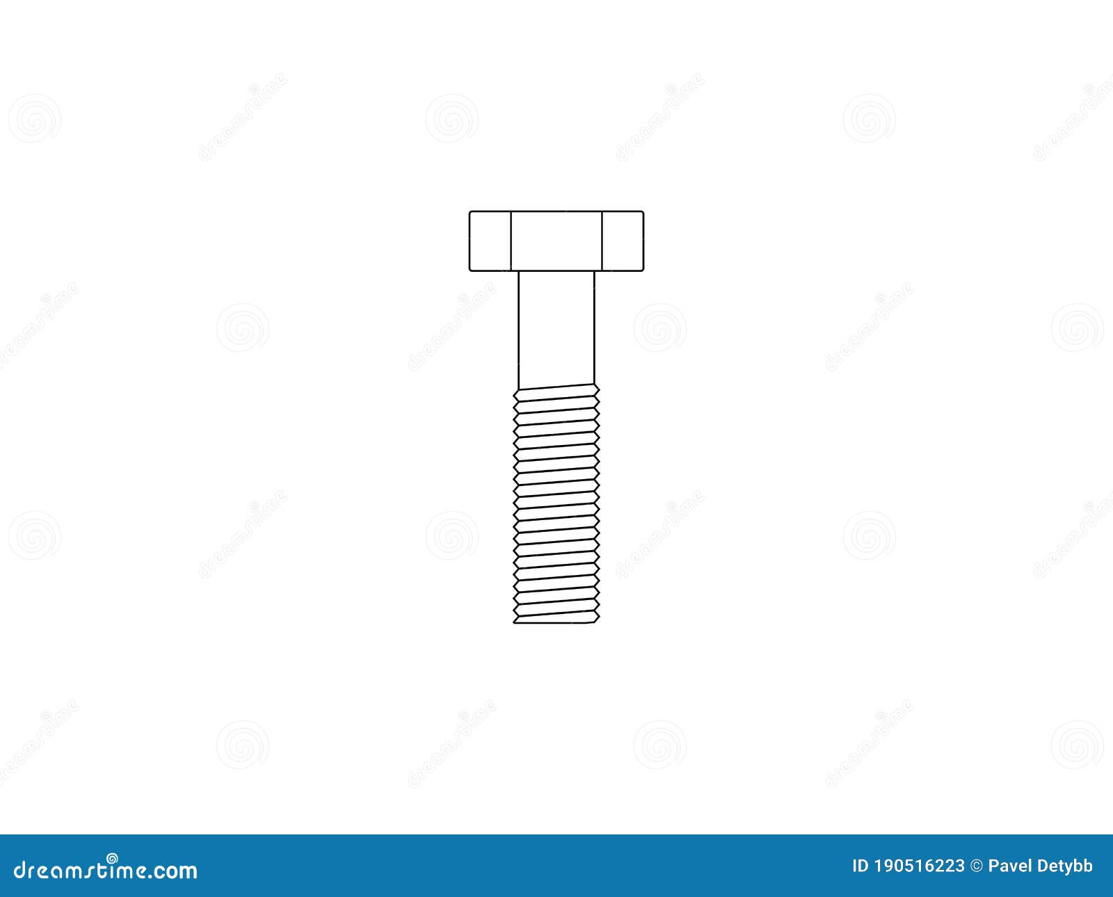 Bolts, Tool Icon. Vector Illustration, Flat Design Stock Illustration ...